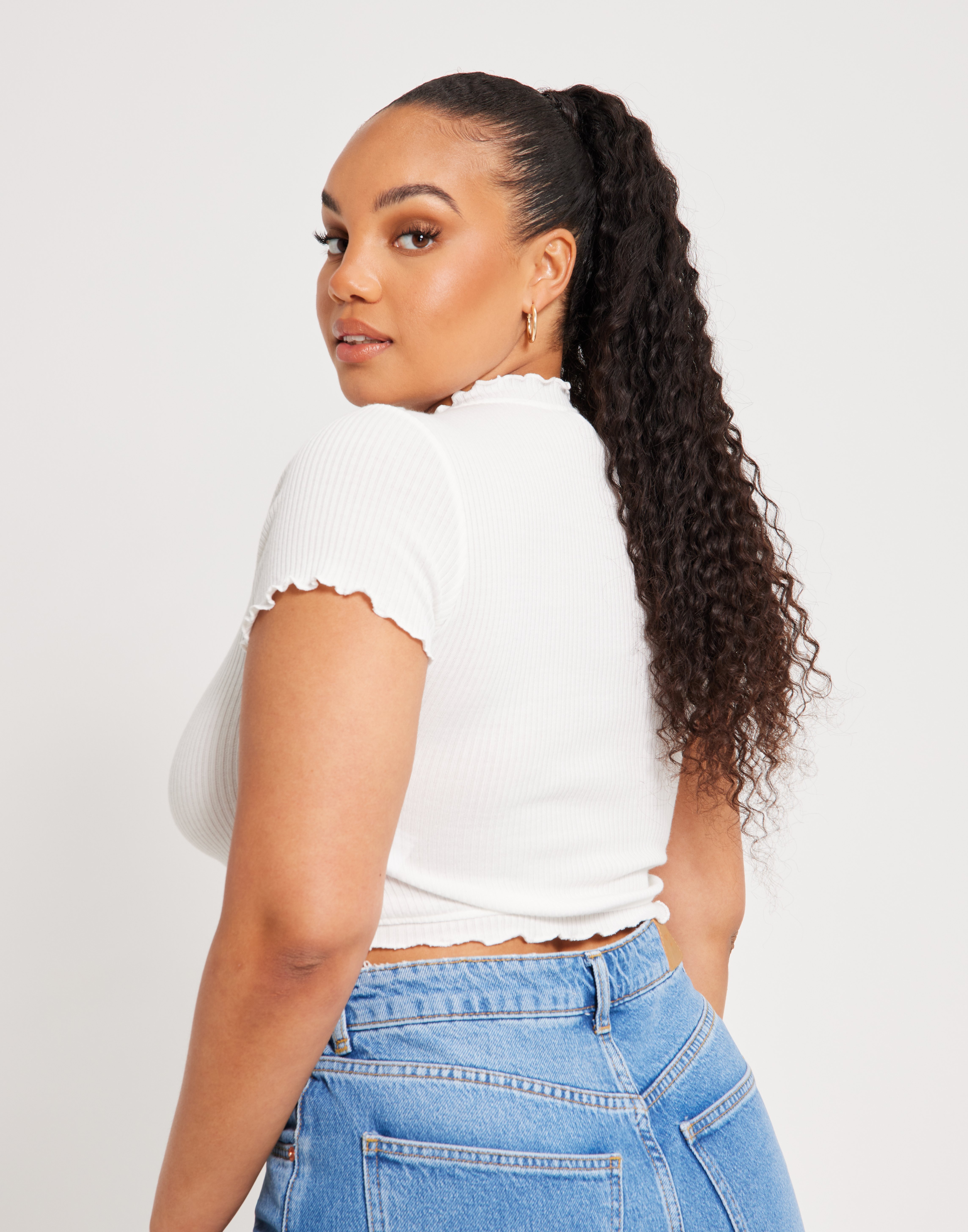 Buy Nelly Short Frill Top - White | Nelly.com