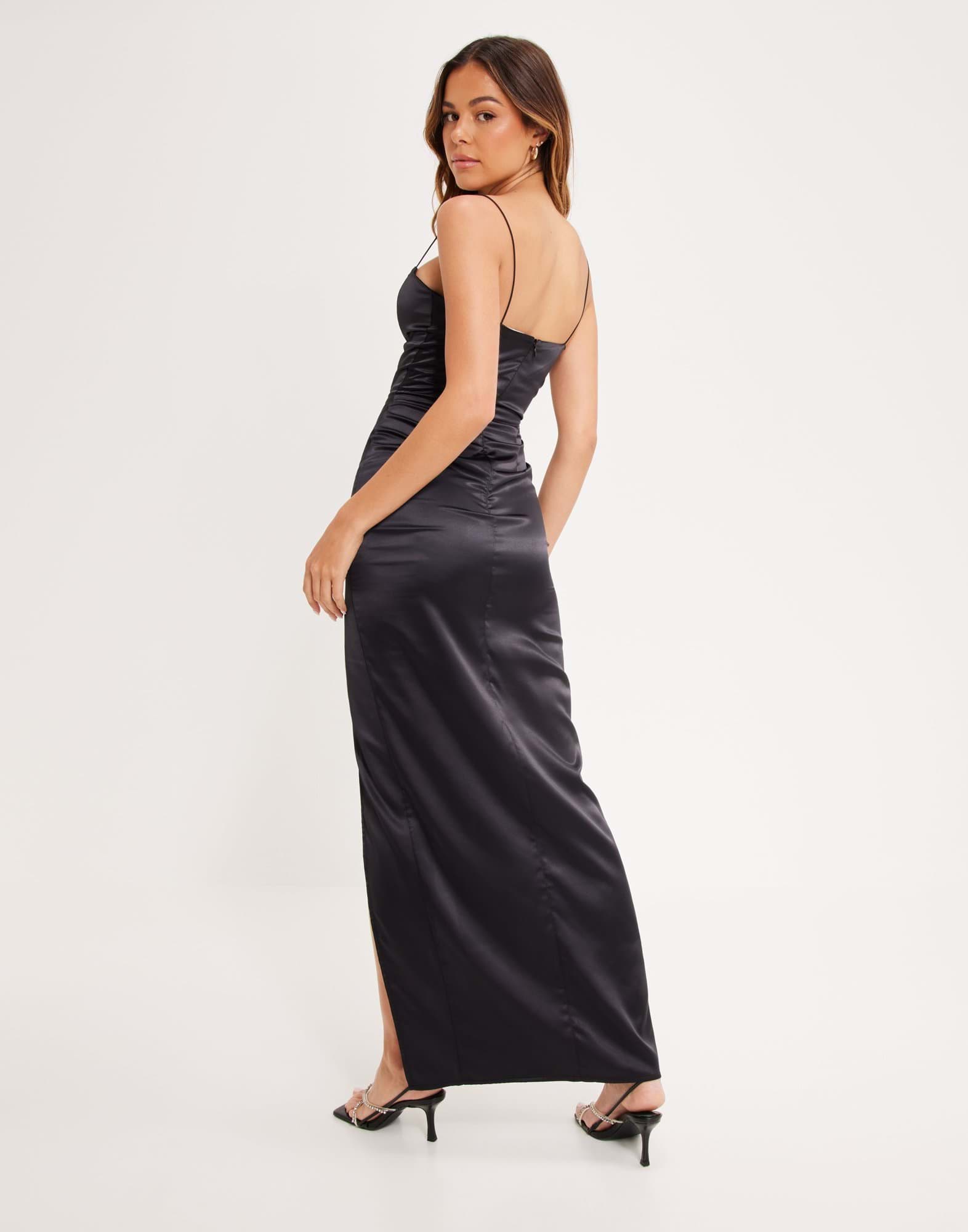 Buy Nelly Long Bustier Dress - Black | Nelly.com