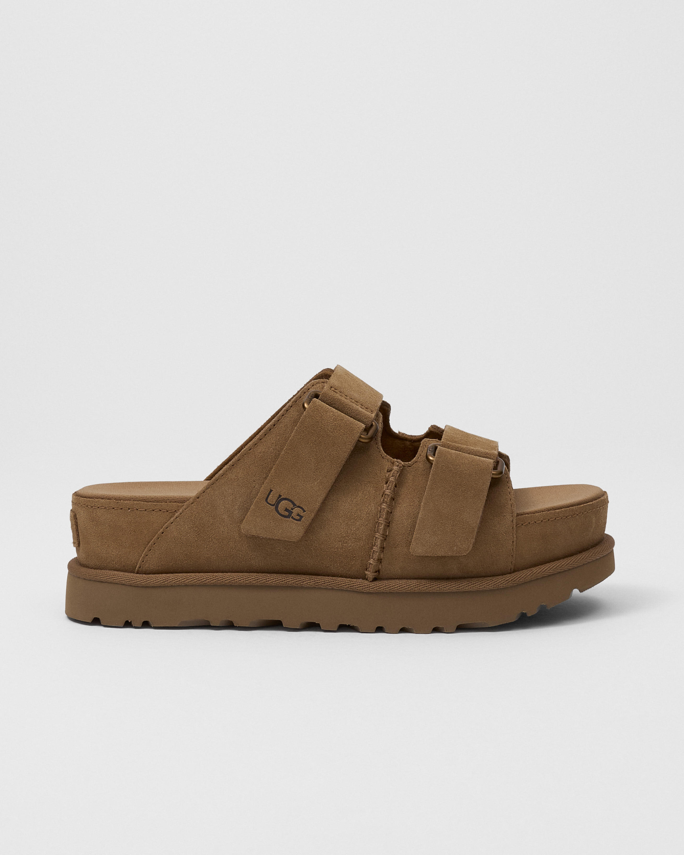 Kjøp UGG W Goldenstar Hi Slide - Chestnut | Nelly.com