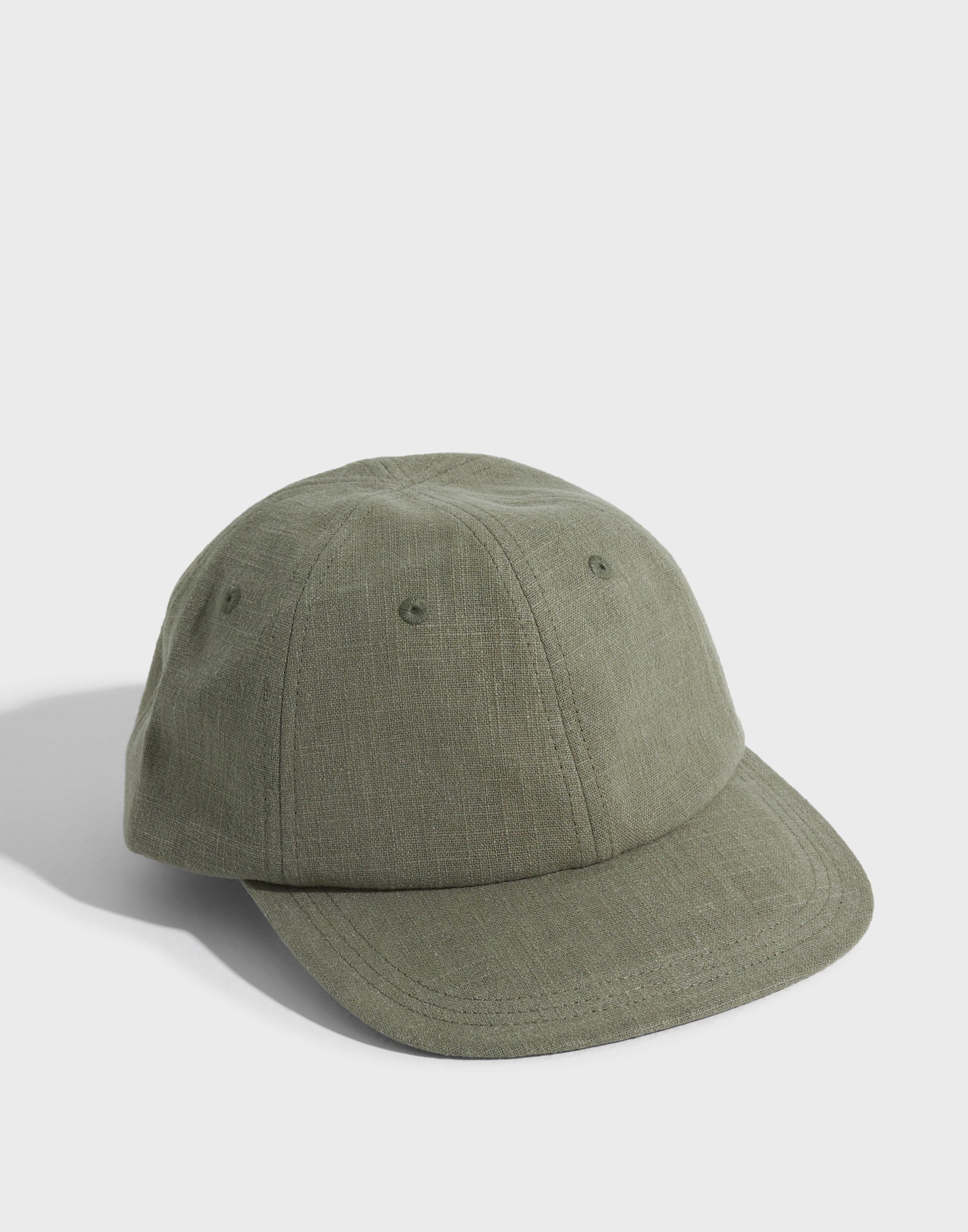 Buy Brixtol Textiles Mac Cap Linen - *NY*Light Moss | NLYMAN