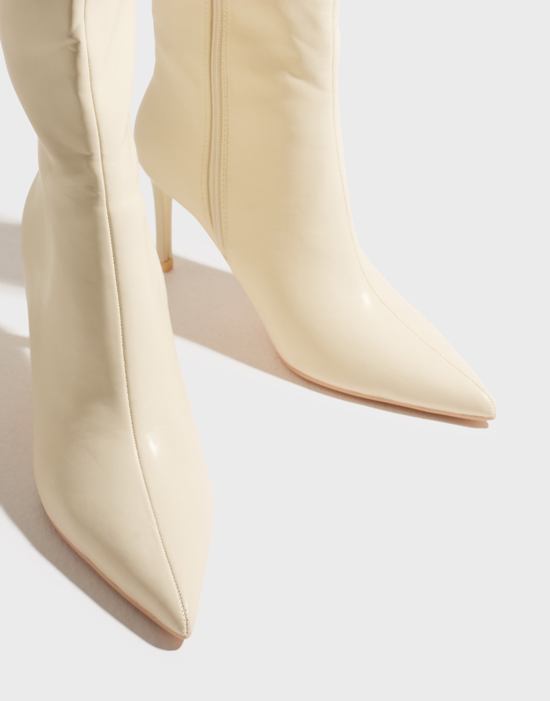 Buy Nelly Game On Pointy Boot - Cream | Nelly.com