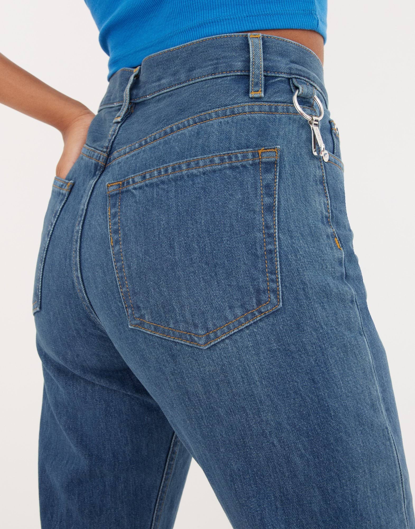 Osta Helmut Lang CLASSIC STRAIGHT.HAR - Blue | Nelly.com