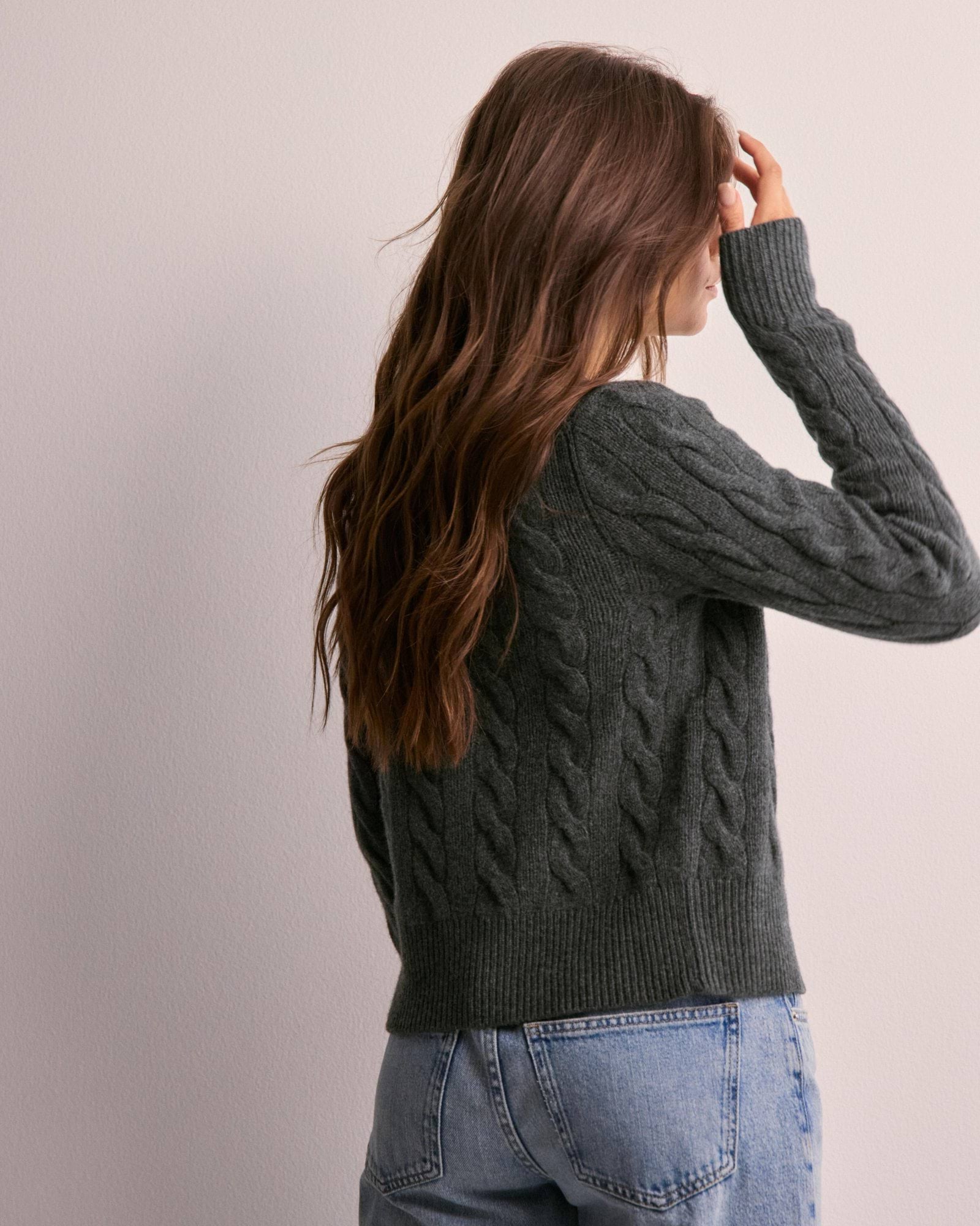Buy Polo Ralph Lauren WL CASH CRDI-LONG SLEEVE-CARDIGAN - Grey | Nelly.com