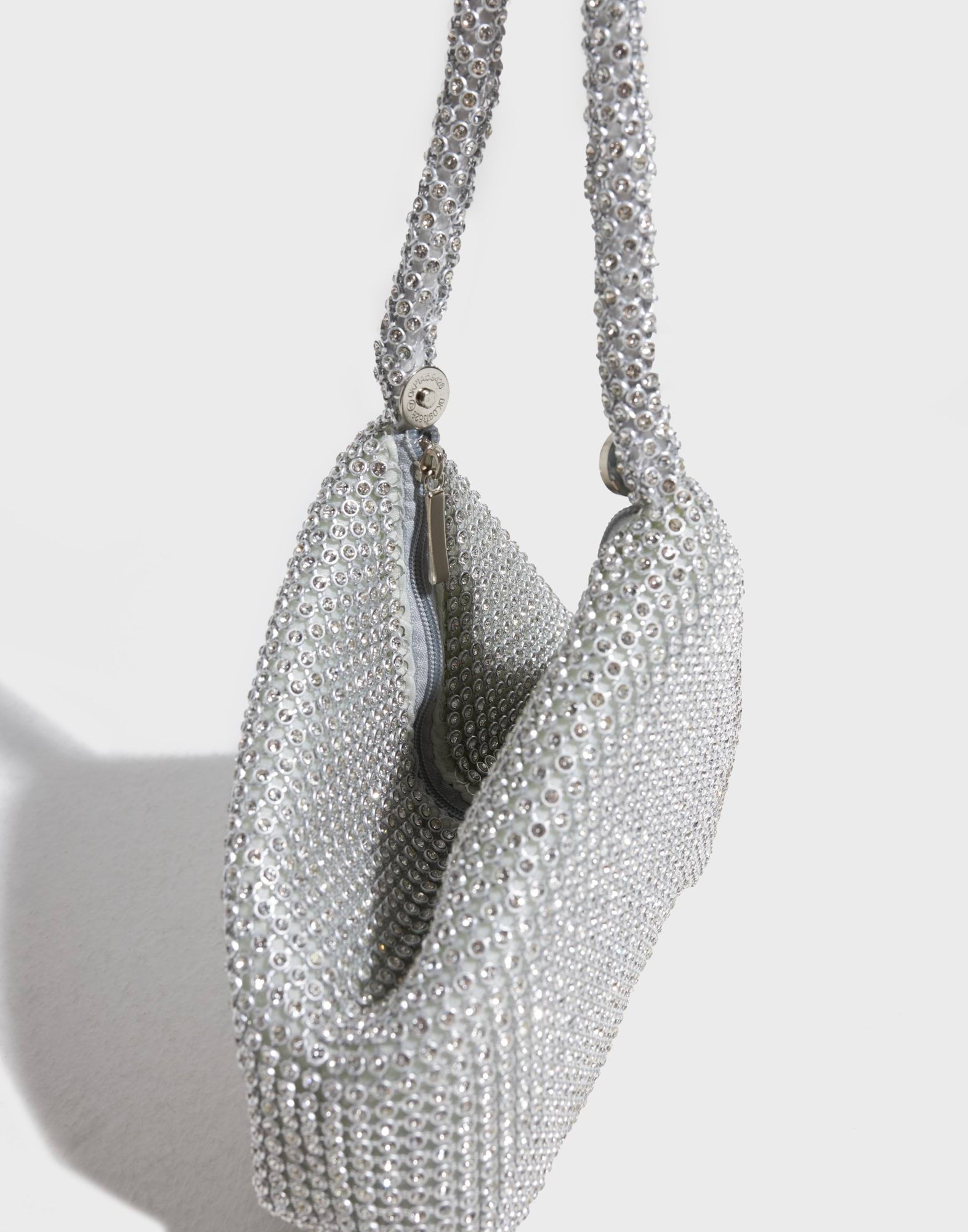Buy Only ONLAUDREY GLITTER HANDBAG ACC - Silver | Nelly.com