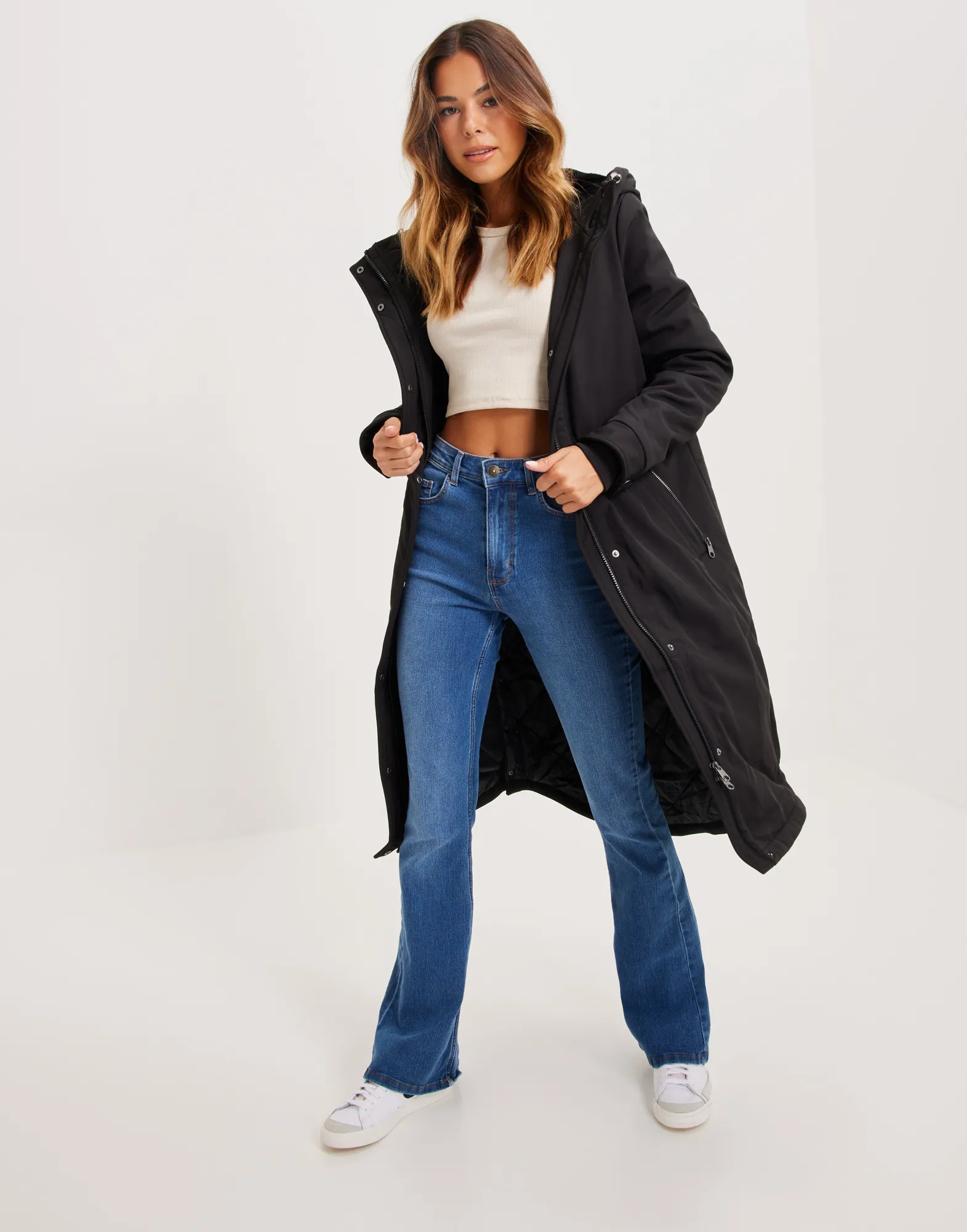 Buy Vero Moda VMCLEANMILA LONG COAT - Black | Nelly.com