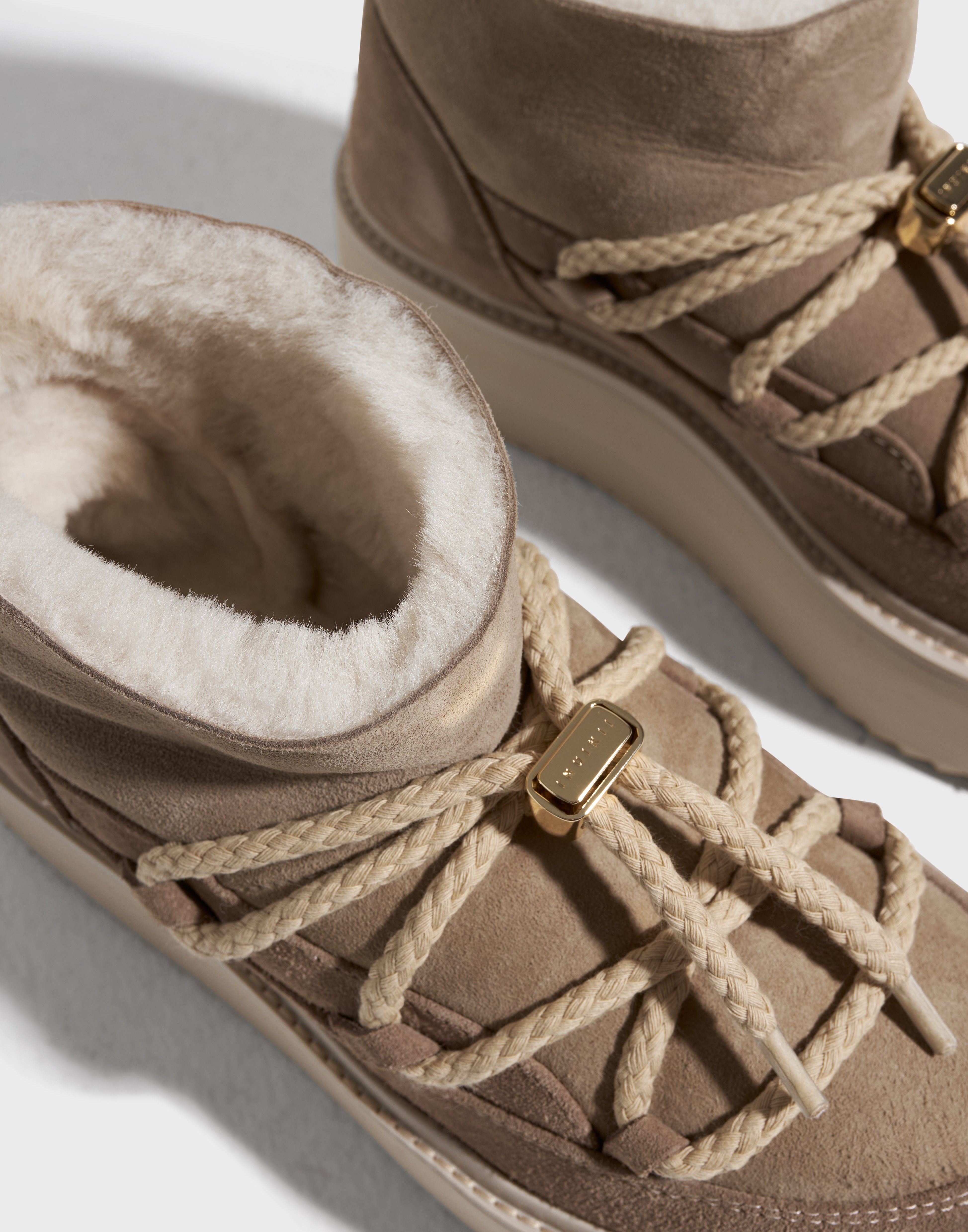 Köp Inuikii Sneaker Classic Low Platform - Beige | Nelly.com