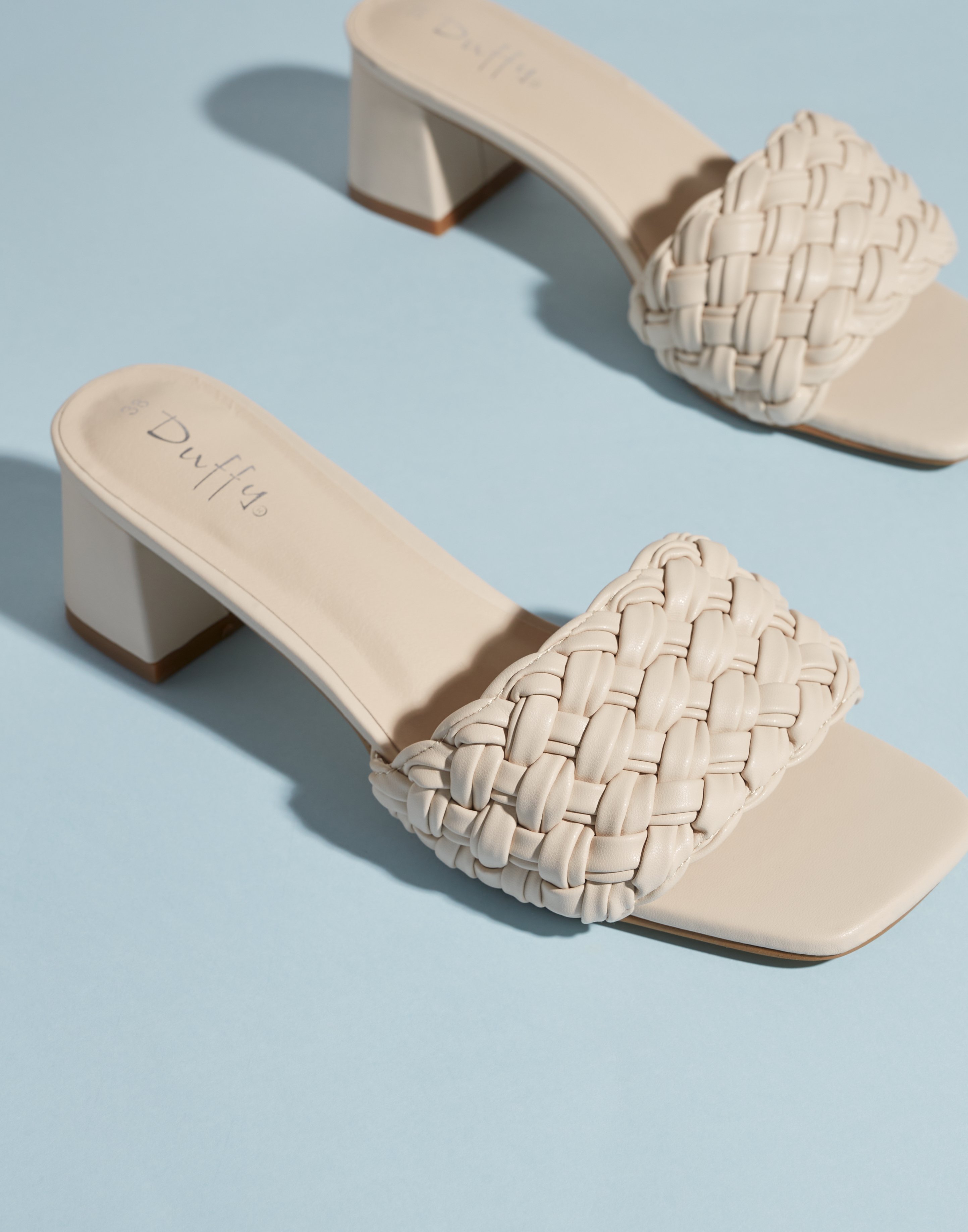 Buy Duffy Braided Strap Heel - Beige | Nelly.com
