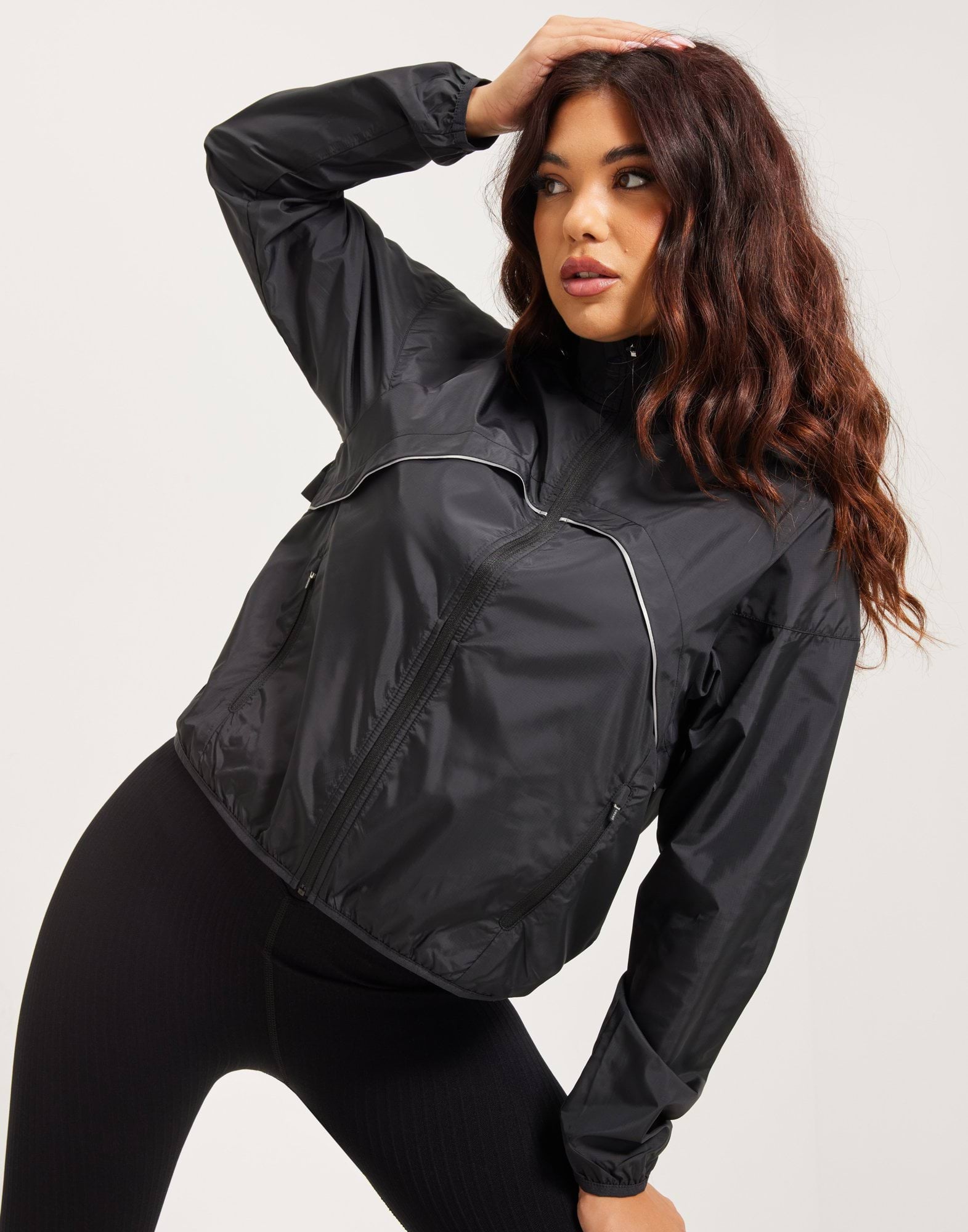 Buy Casall Visible Wind Jacket - Black | Nelly.com