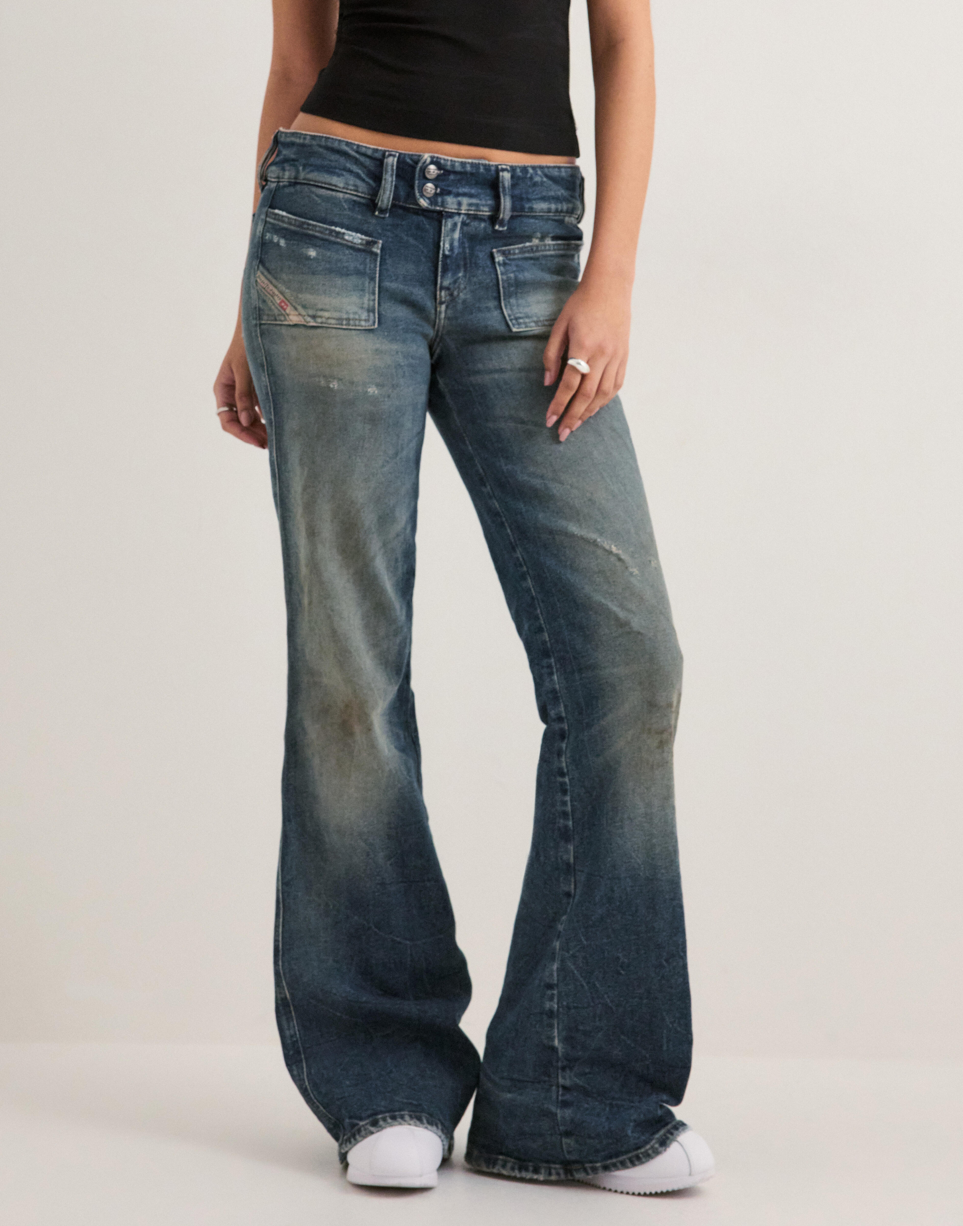 Kjøp Diesel D-HUSH L.32 TROUSERS - Blue Denim | Nelly.com