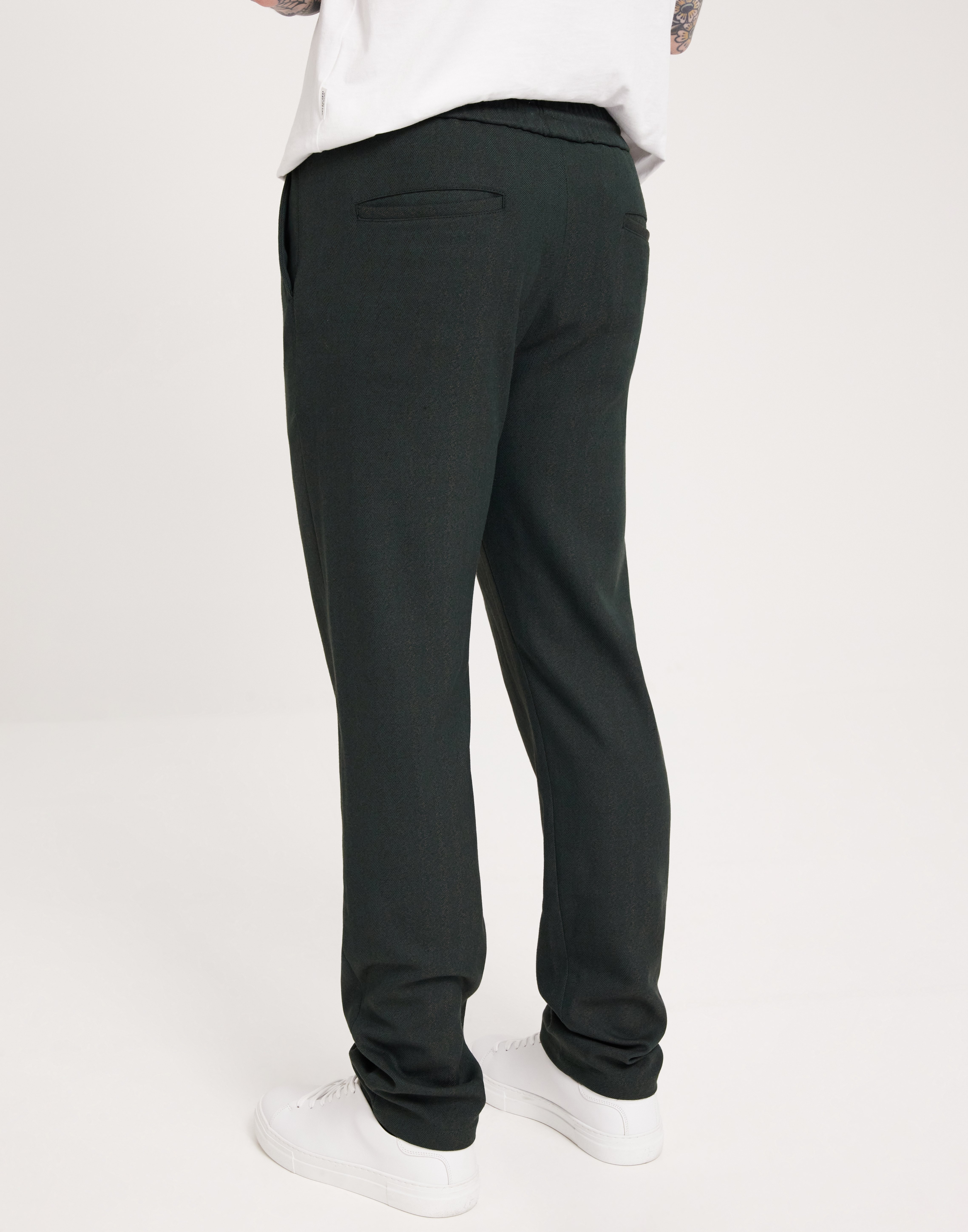 Kjøp Les Deux Patrick Herringbone Pants - Pine | NLYMAN