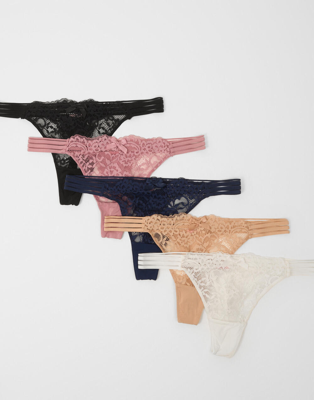 Kjøp Hunkemöller 5-PACK SULLY - Peacoat | Nelly.com