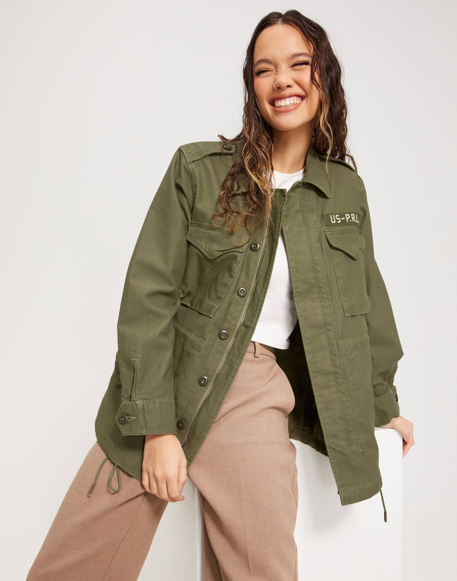 Osta Polo Ralph Lauren Unlined Field Jacket - Green | Nelly.com