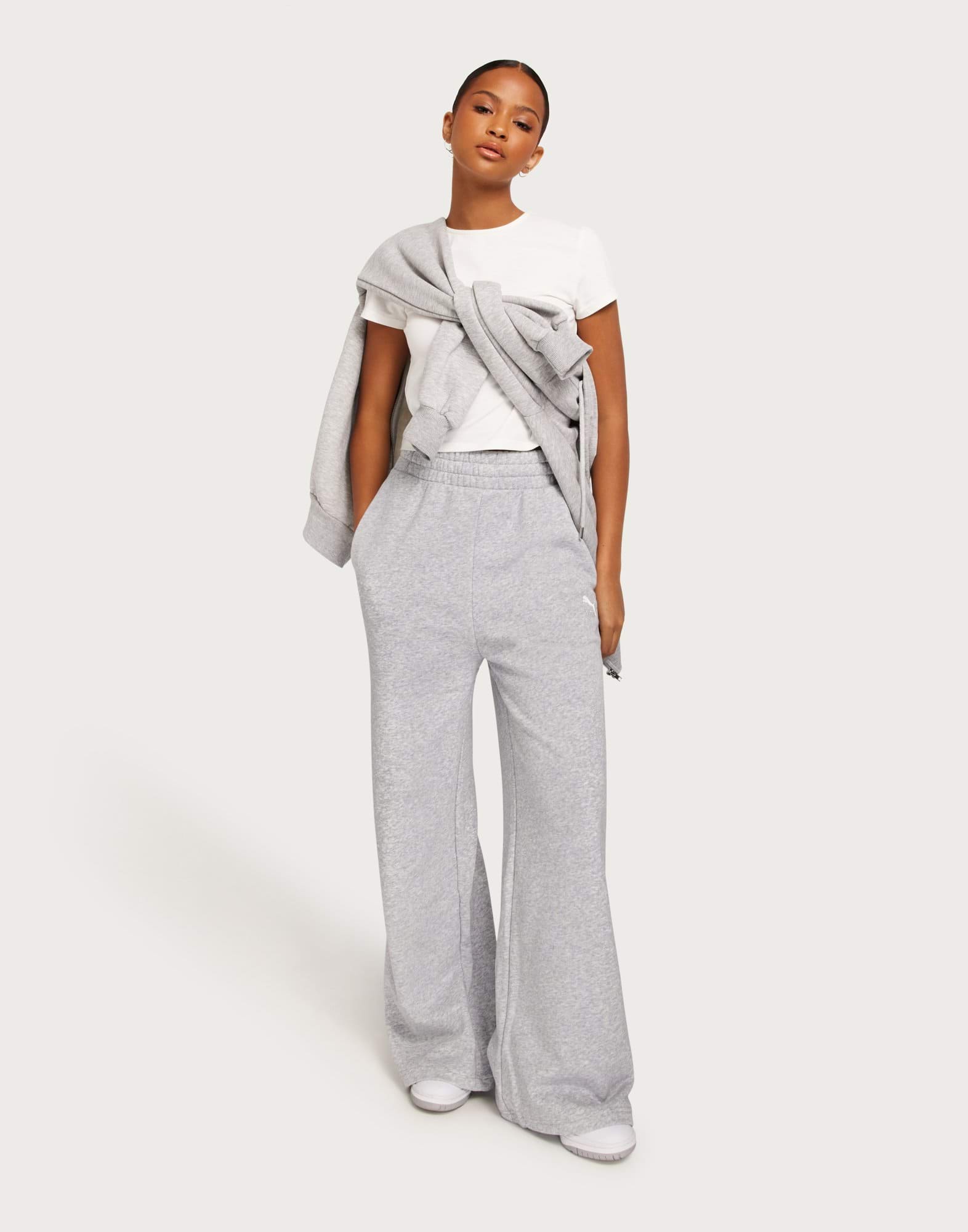 Buy Puma CLASSICS RELAXED SWEATPANTS - *NY*Light Gray Heather | Nelly.com
