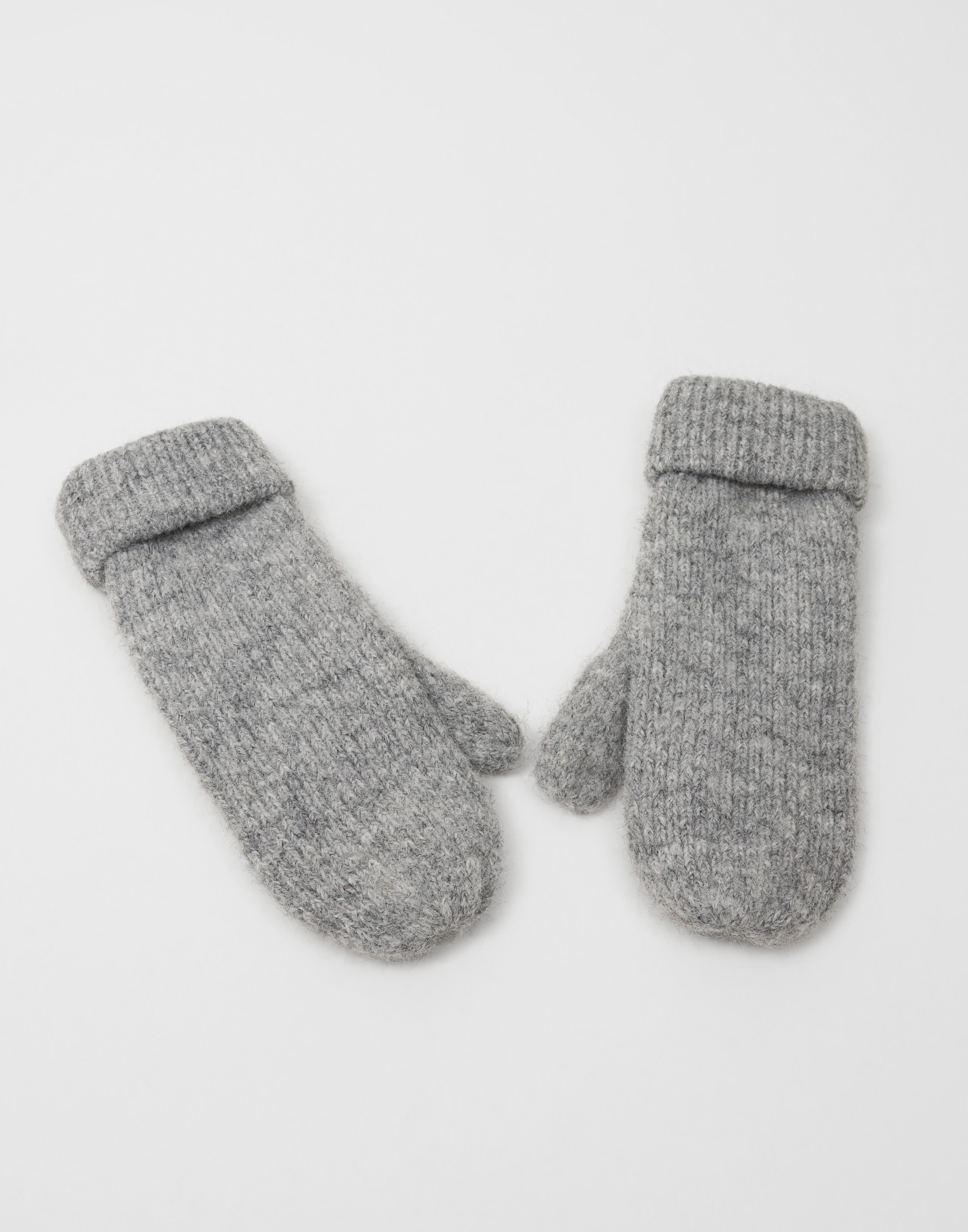 Köp Nelly Fuzzy Mittens - Grey | Nelly.com