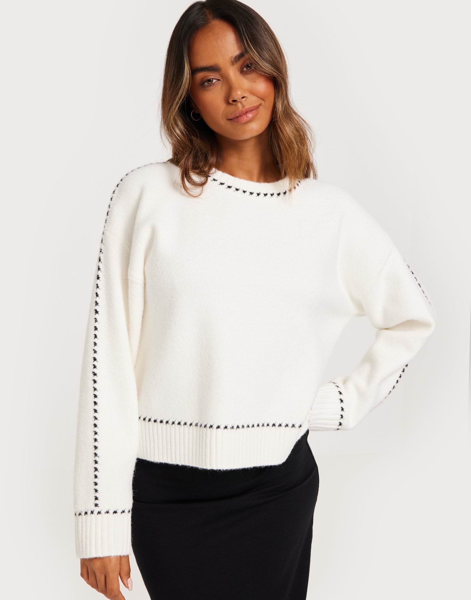 Buy Neo Noir Detri Knit Blouse - Off White | Nelly.com