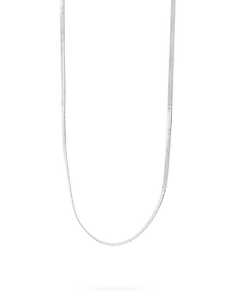Köp Muli Collection Thin snake Chain Necklace - Silver | Nelly.com