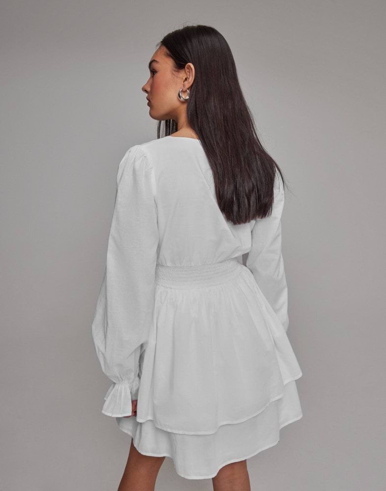 Köp Nelly Fancy Smock Dress - White | Nelly.com