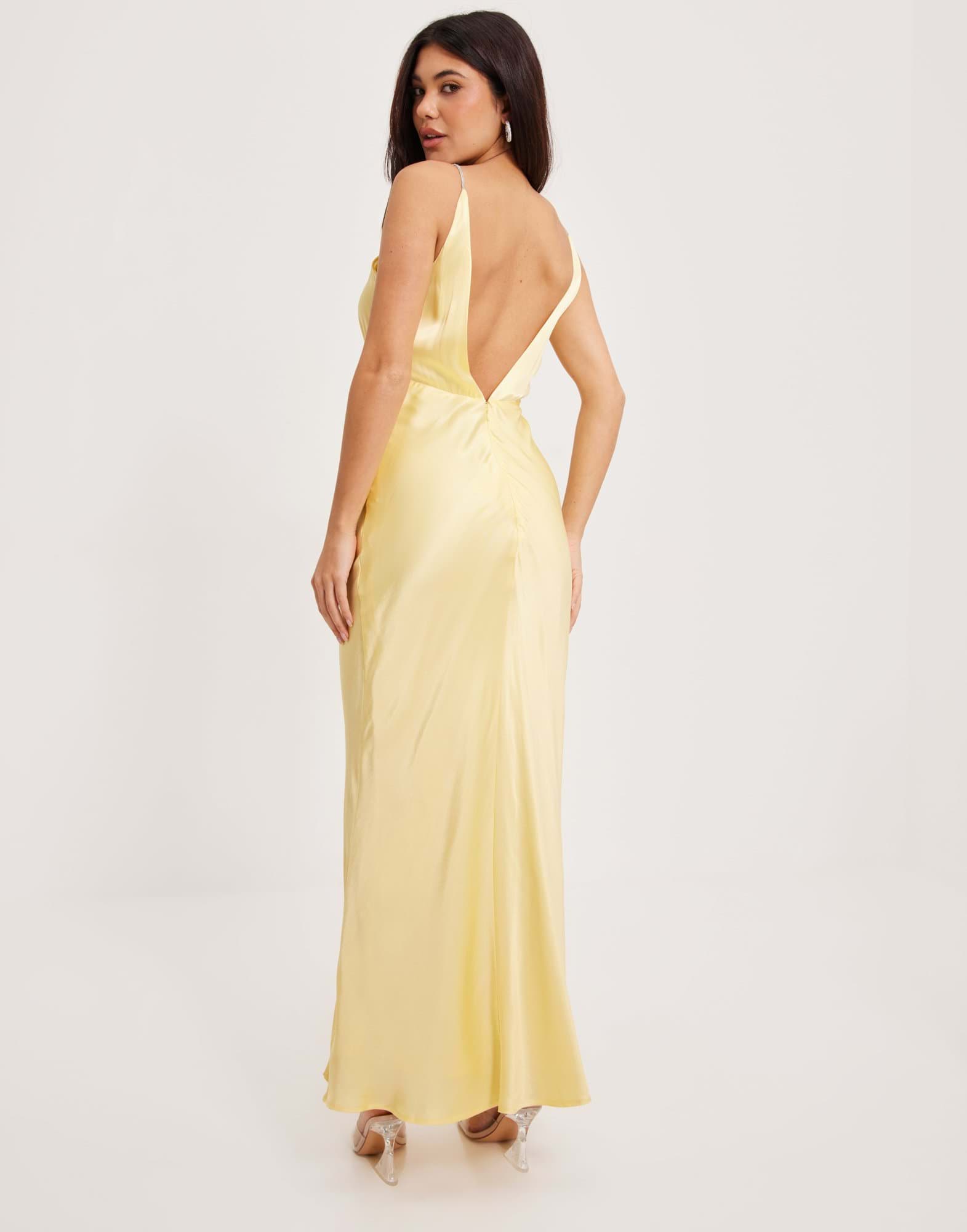 Buy Bardot CAPRI DIAMONTE SLIP DRESS - Canary Yellow | Nelly.com