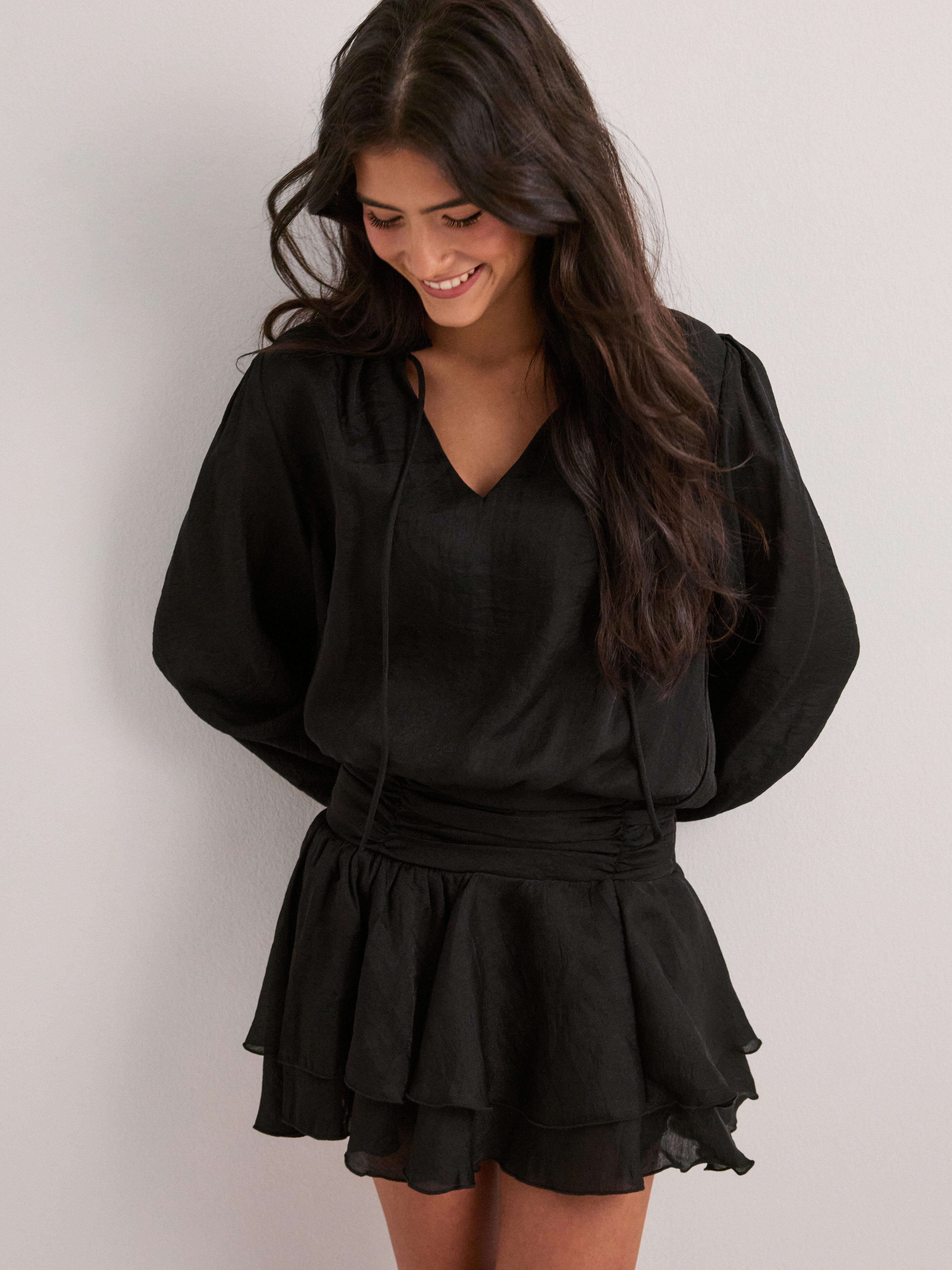 Buy Neo Noir Bari Chiffon Dress - Black | Nelly.com