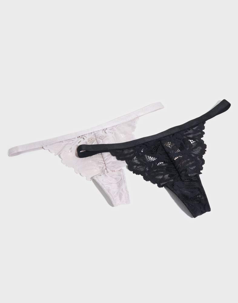 Buy DORINA TRISHA-2PP STRING - *NY*Black/Lilac | Nelly.com