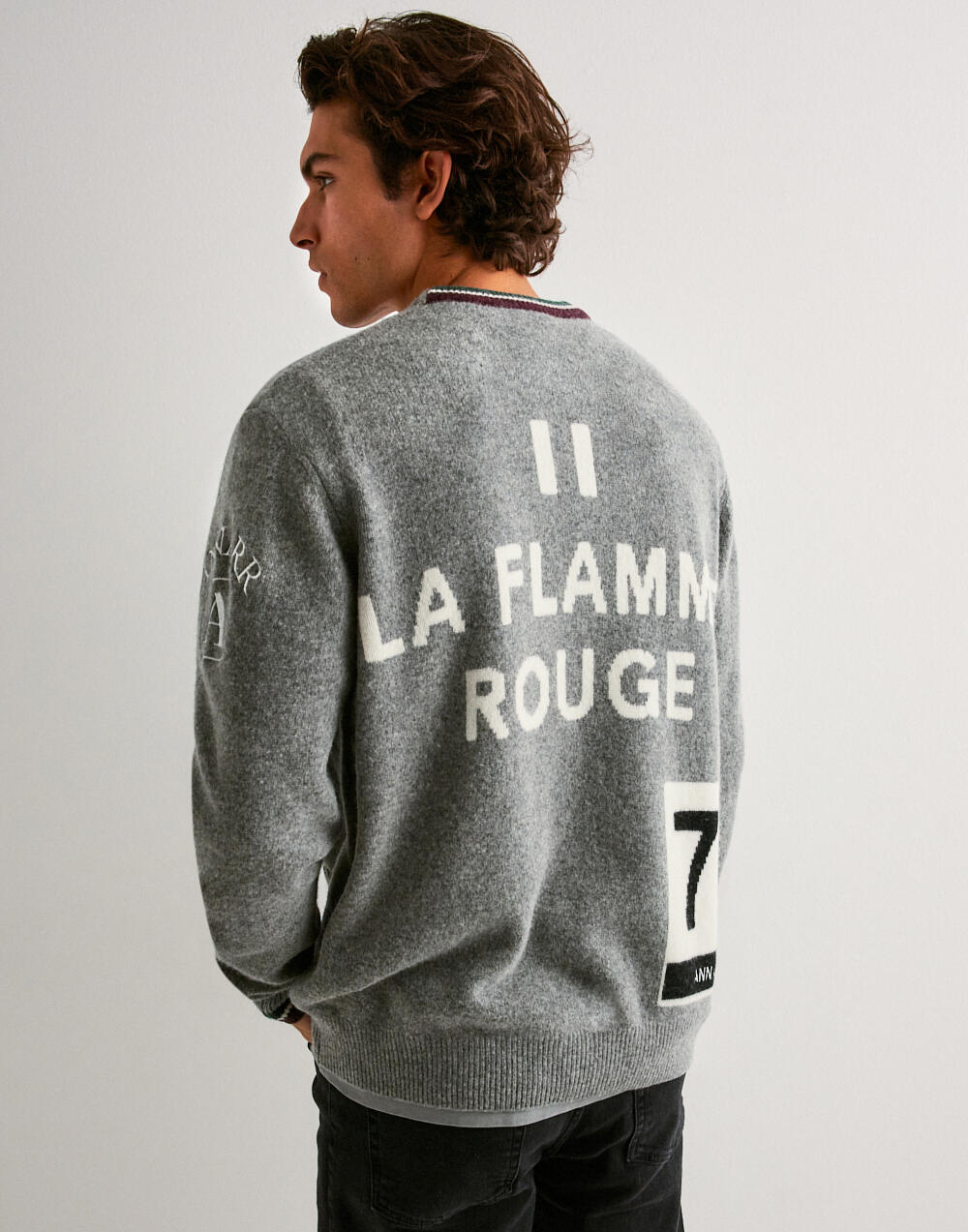 Kjøp ANNARR ANRRAGI BIKE CLUB LS KNIT CREW NEC - Grey Melange | NLYMAN