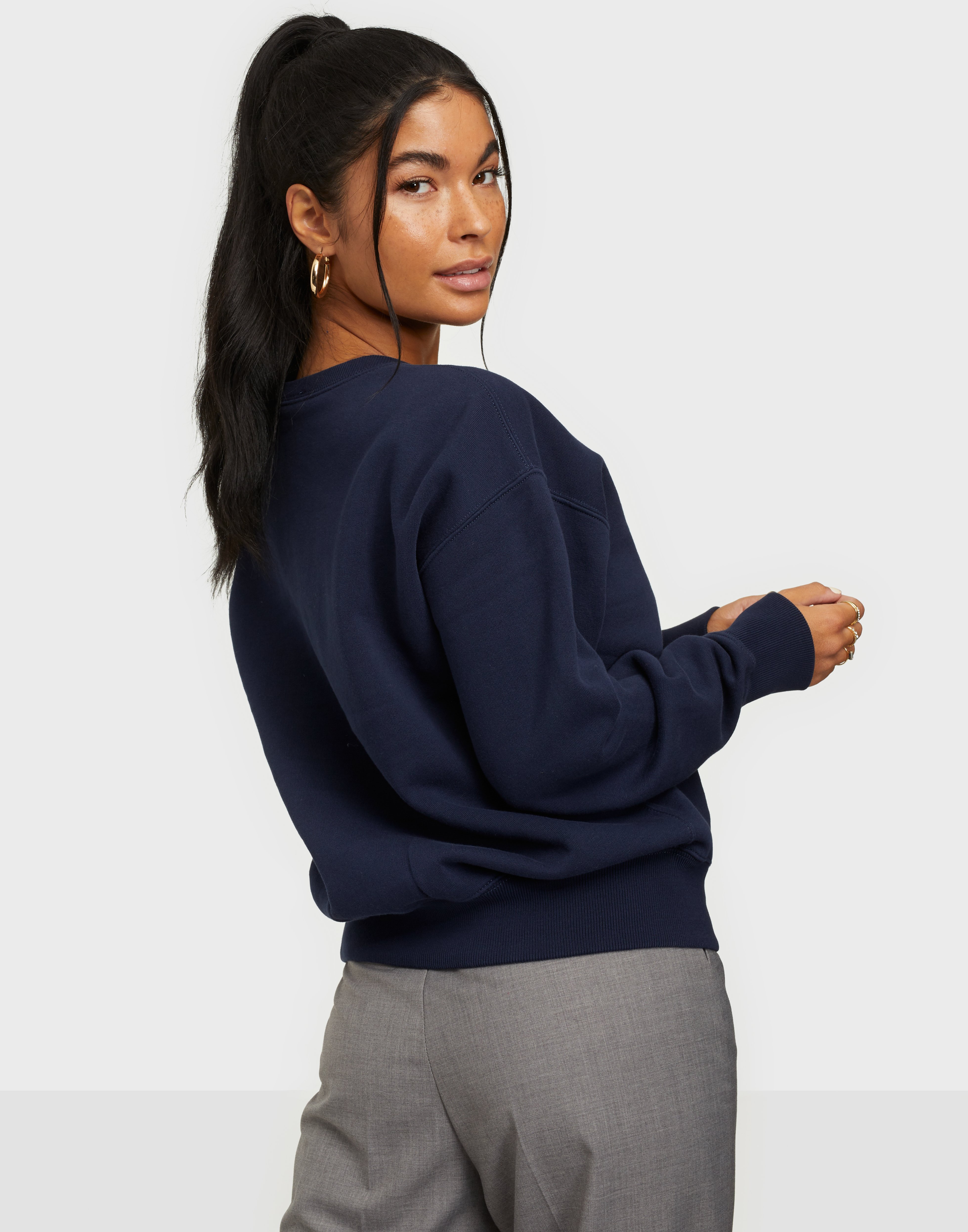 Kjøp Polo Ralph Lauren LS PO-LONG SLEEVE-KNIT - Navy | Nelly.com