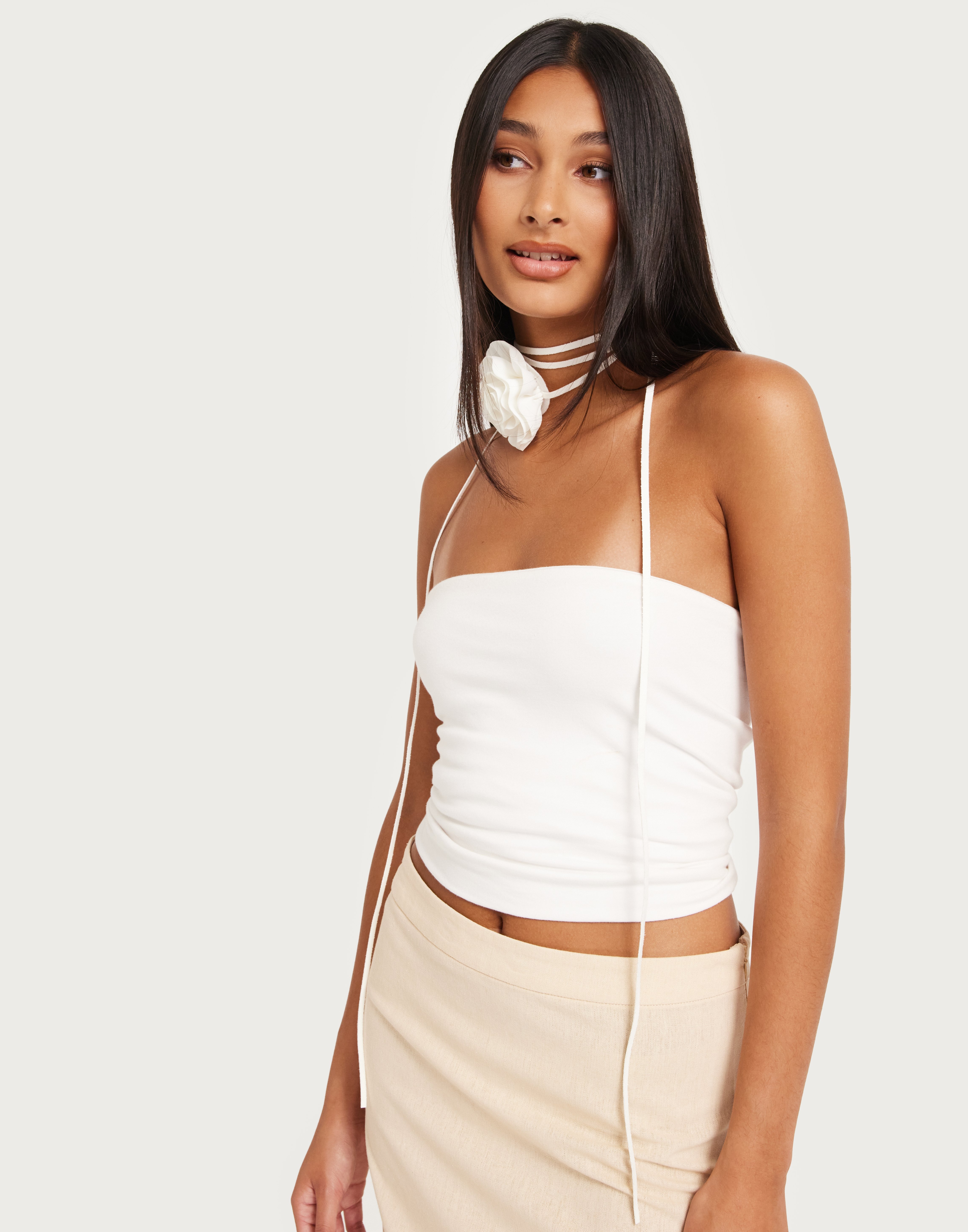 Buy Neo Noir Rose With String - White | Nelly.com