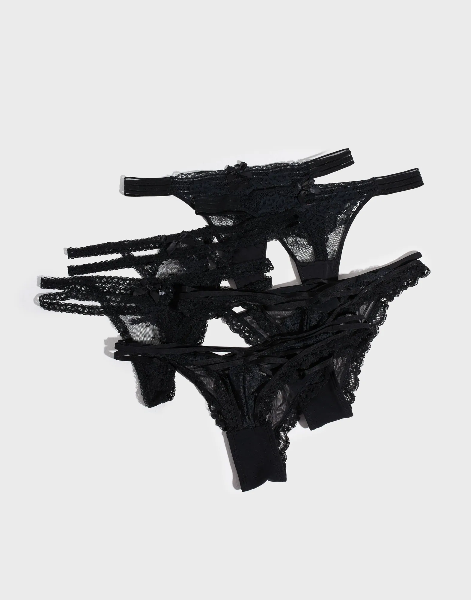 Buy Hunkemöller 6-pack Irina string t - Caviar | Nelly.com