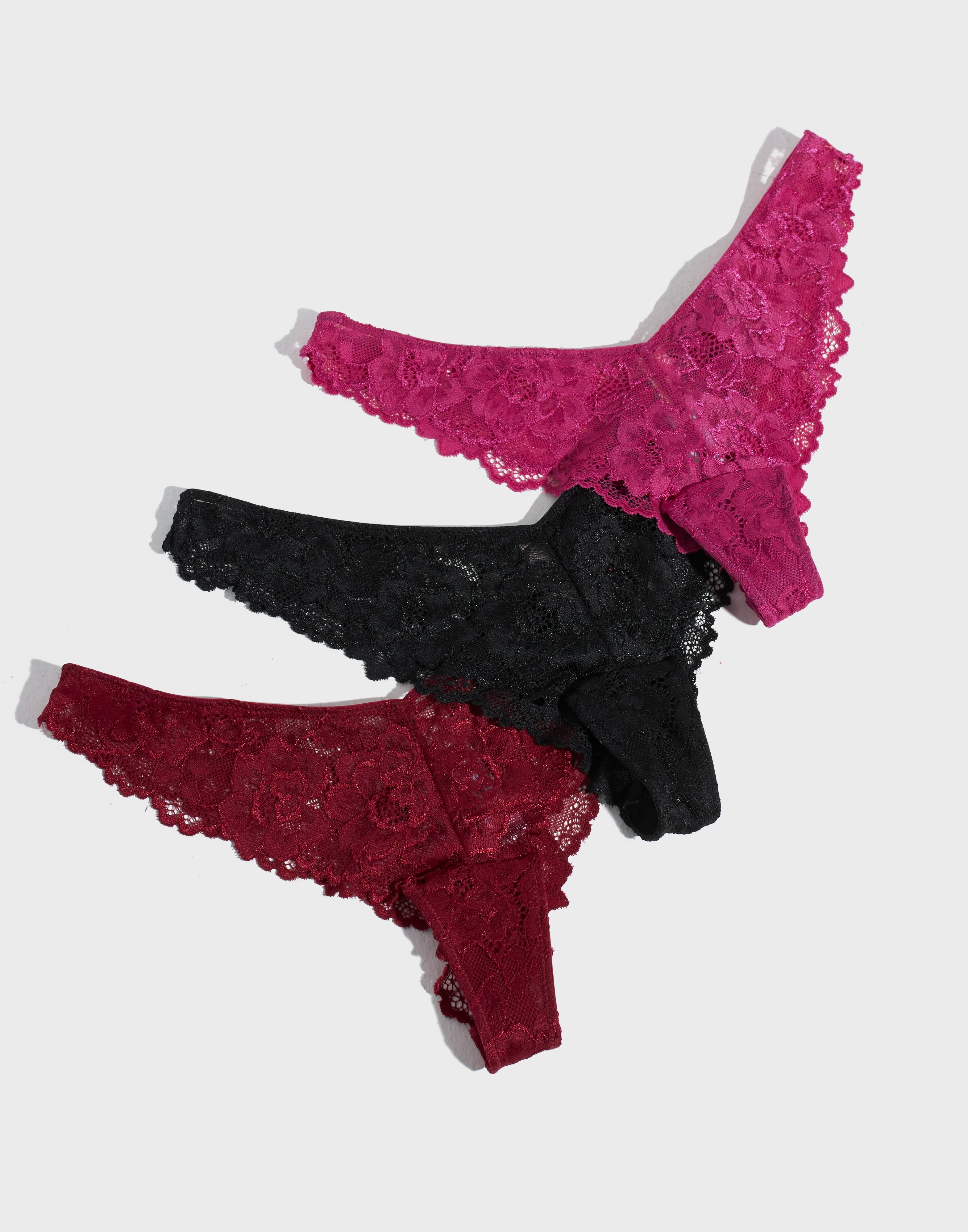 Buy Nelly Best Brazilian 3-pack - Black/Red | Nelly.com