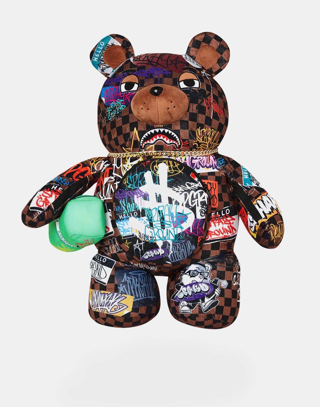 Buy Sprayground TAGGED UP SIP BEAR BACKPACK TOTE - Multicolour | NLYMAN