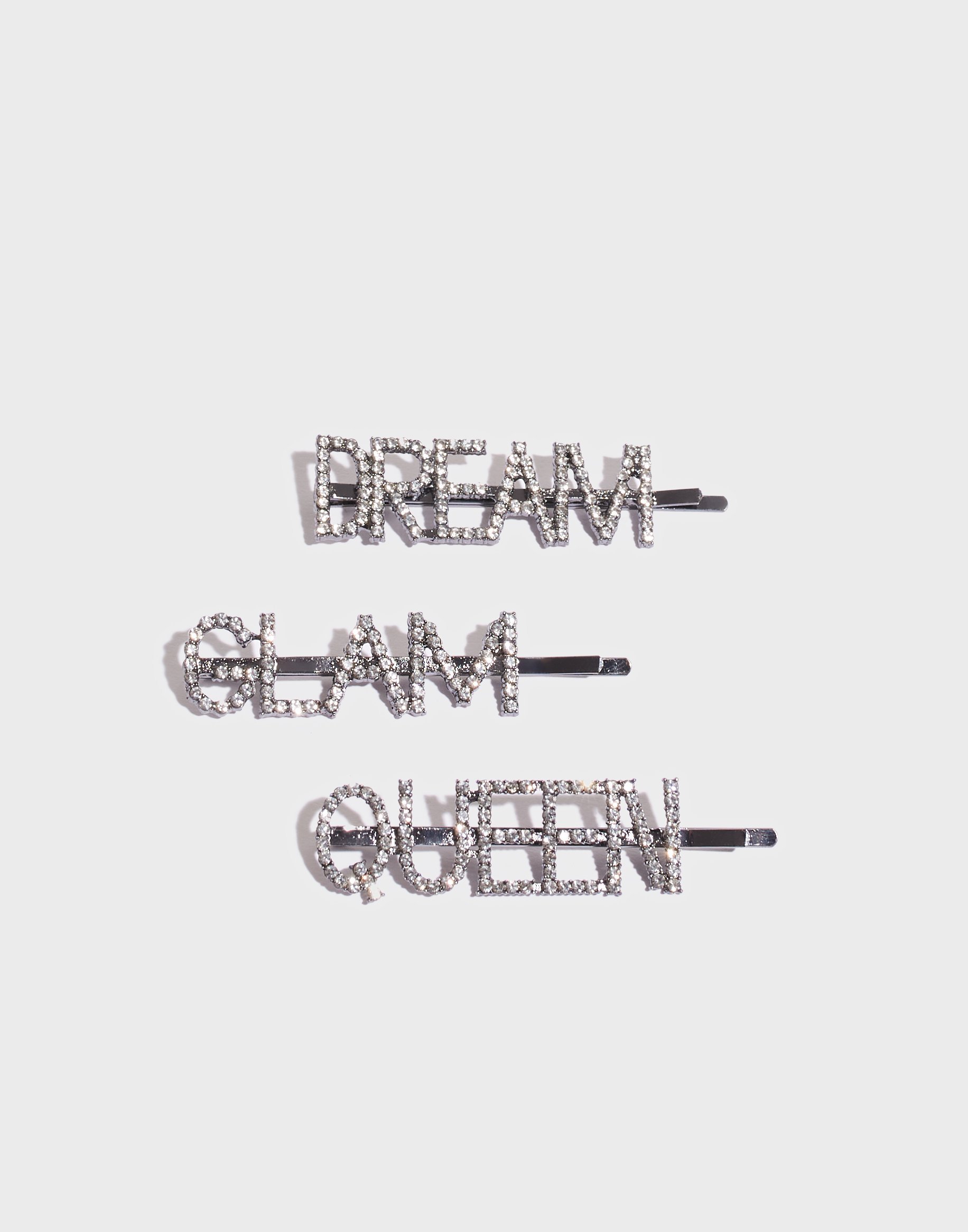 Köp Only ONLSTATEMENT HAIR PINS ACC 3-PACK - Silver 3Pk Queen-Glam ...