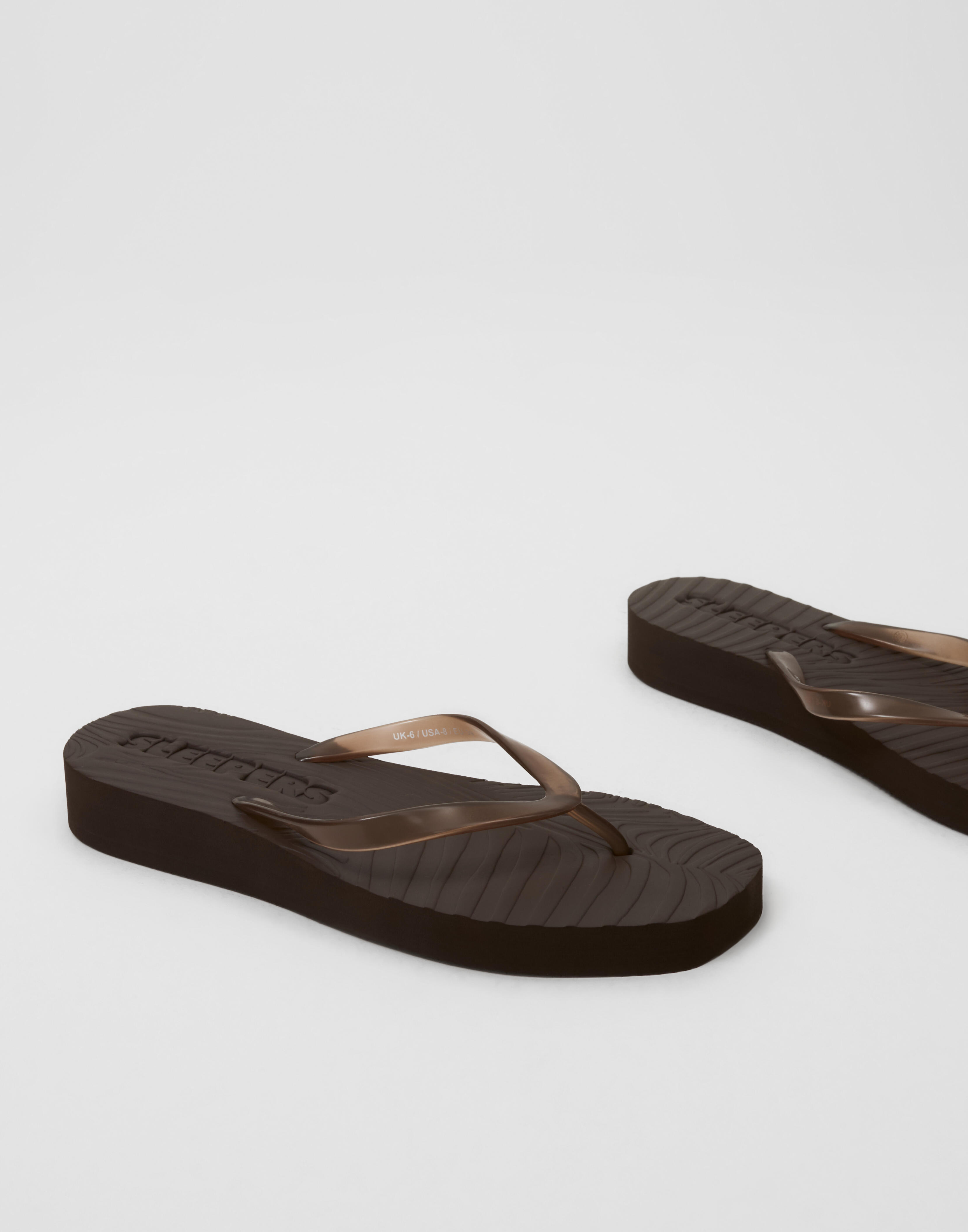 Buy Sleepers TAPERED PLATFORM TRANSPARENT - Brown | Nelly.com