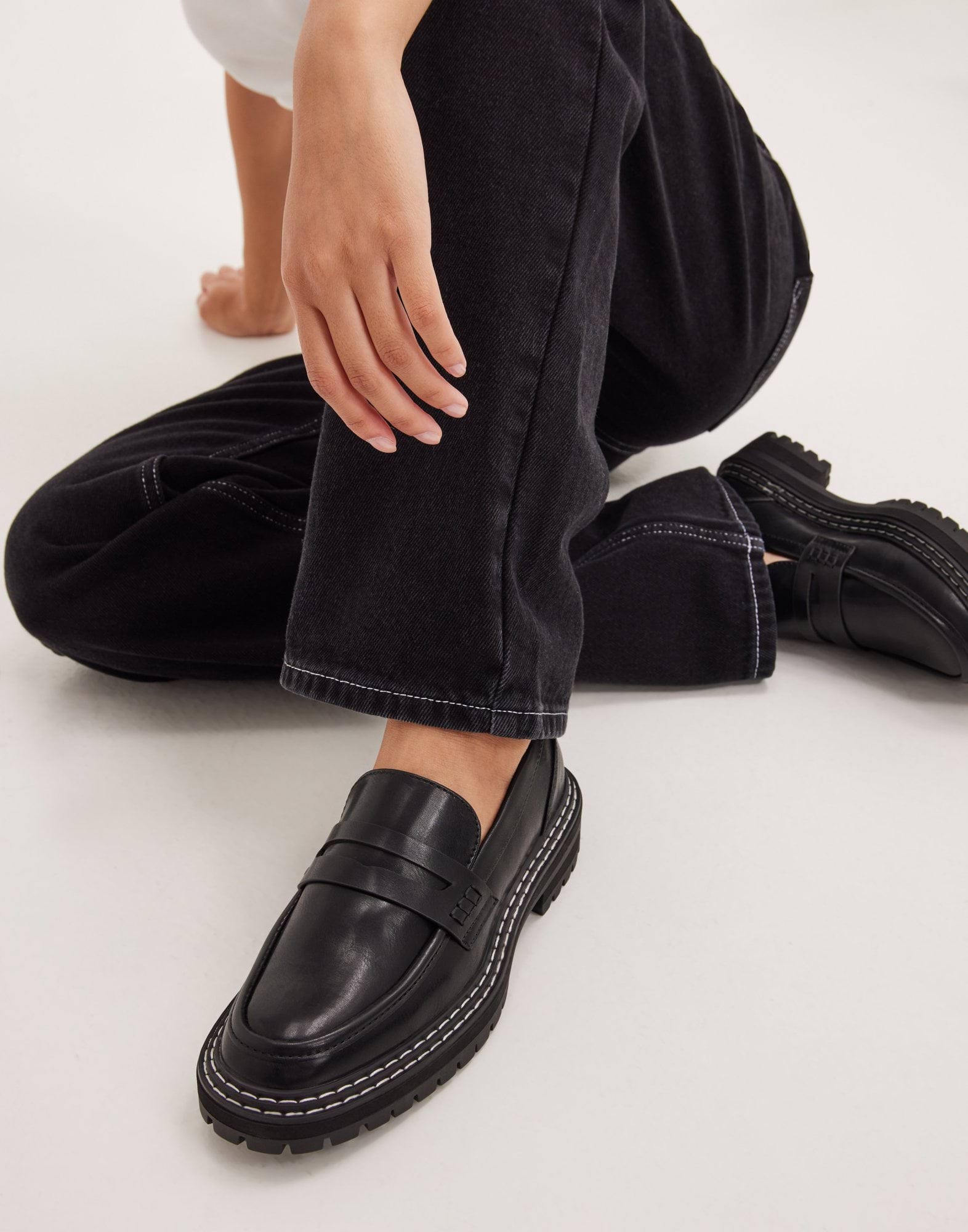 Osta Only Shoes ONLBETH-3 PU LOAFER - NOOS - Black | Nelly.com