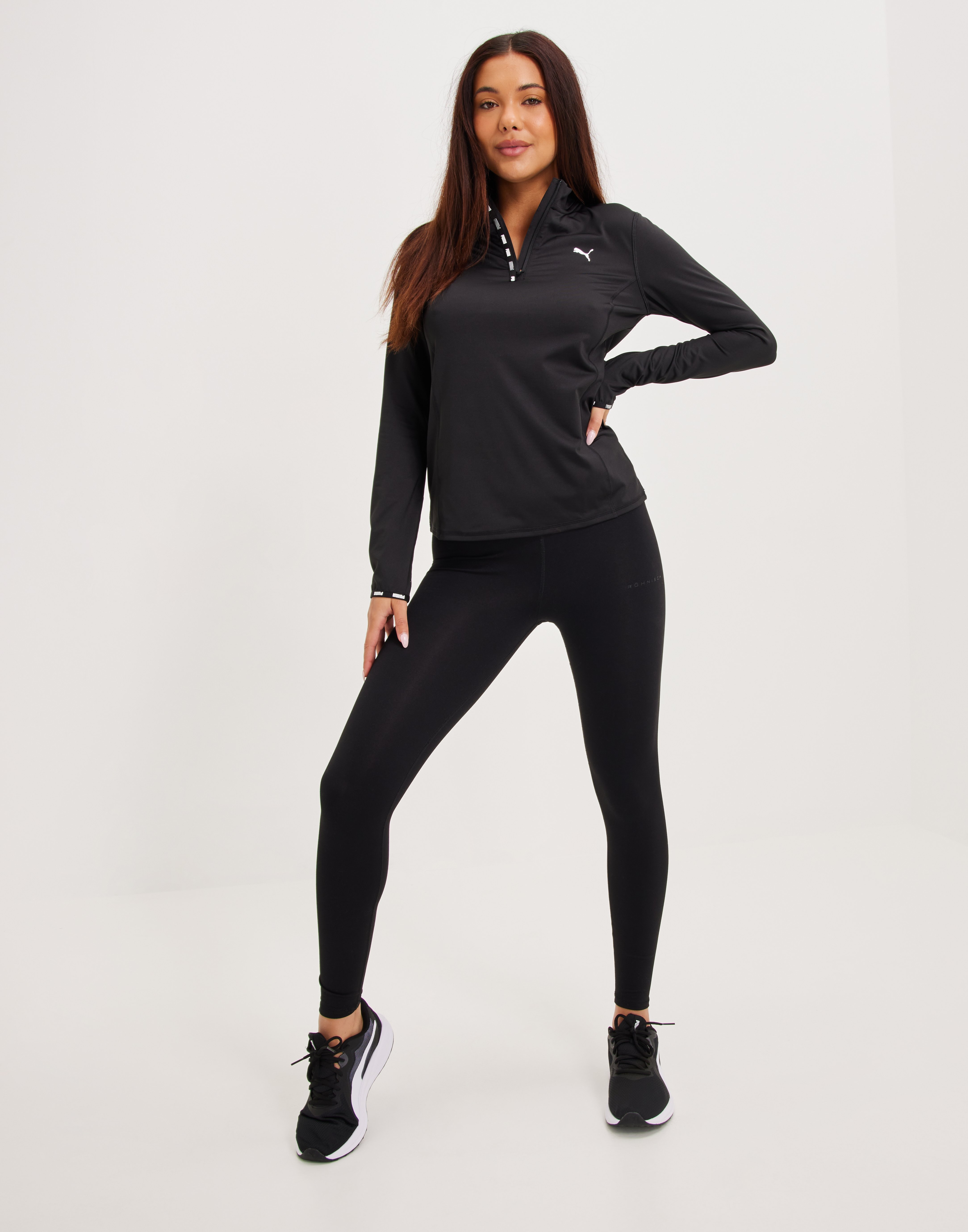 Buy Puma PUMA STRONG 1/4 ZIP - Black | Nelly.com