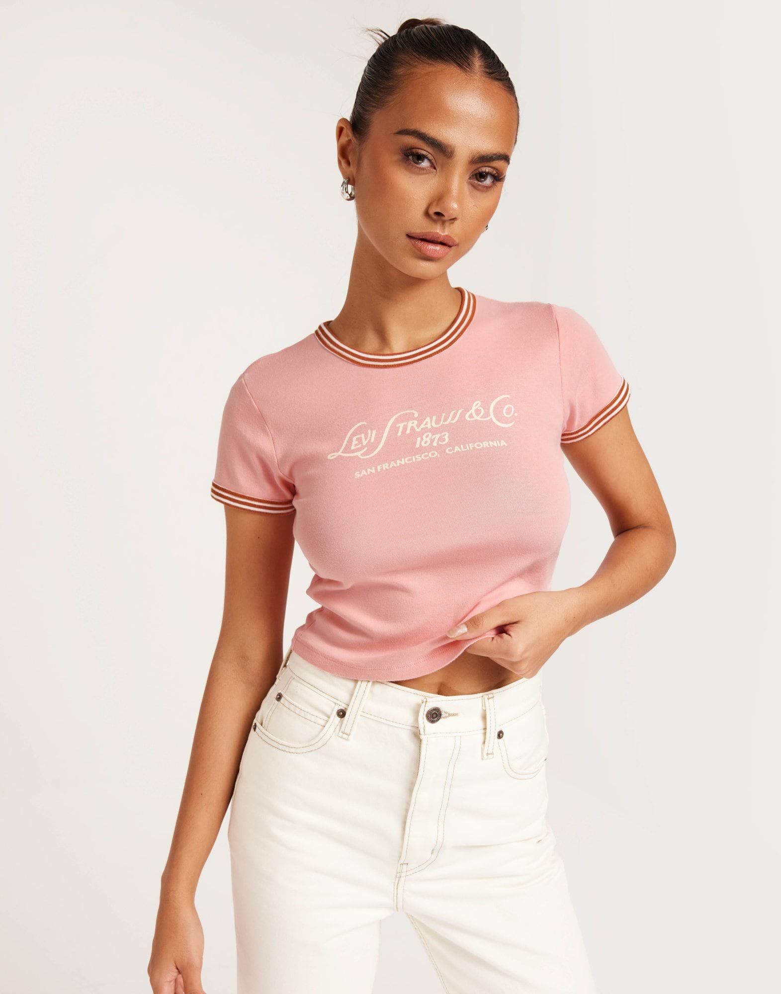 Buy Levi's GRAPHIC RINGER MINI TEE - Red | Nelly.com