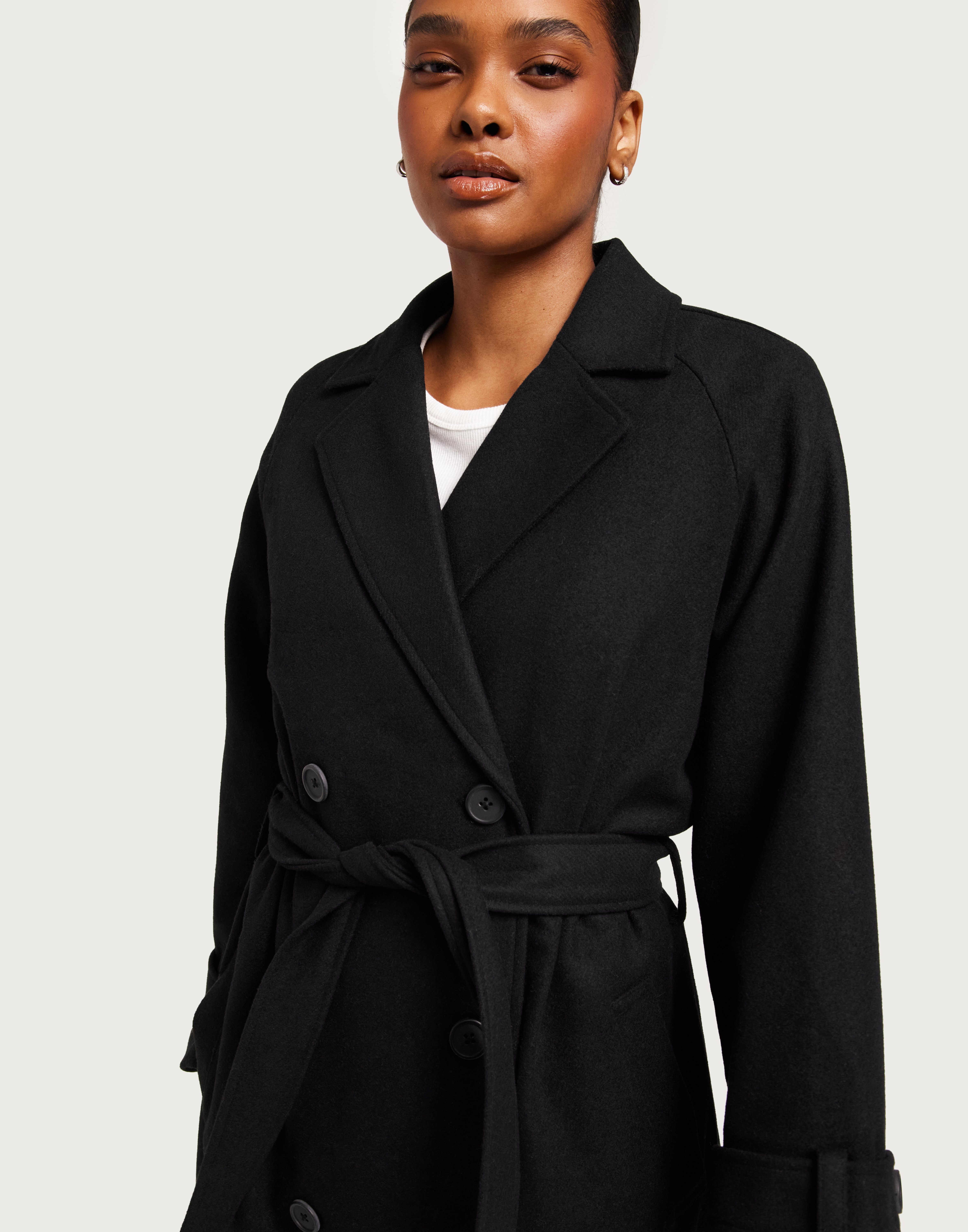 Köp OBJECT OBJKEILY L/S COAT NOOS - Black | Nelly.com