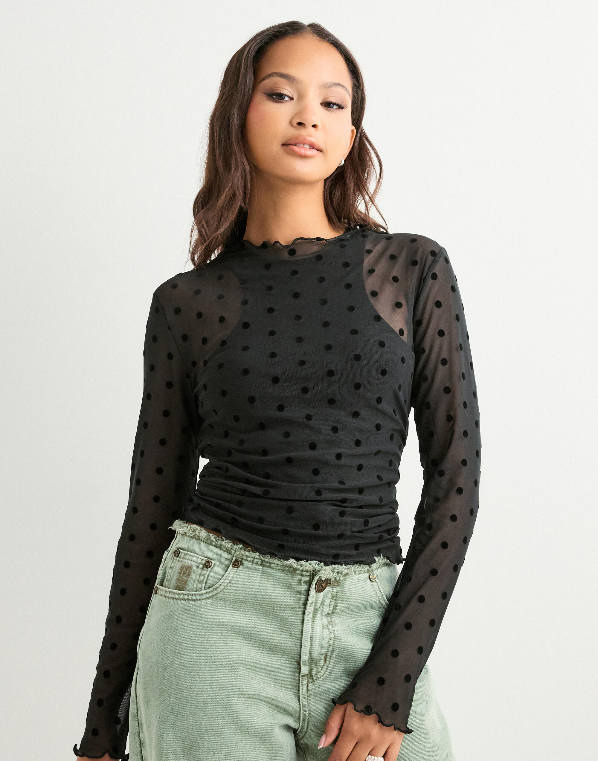 Buy Only ONLJULIET L/S MOCKNECK TOP BOX JRS - AQZH | Nelly.com