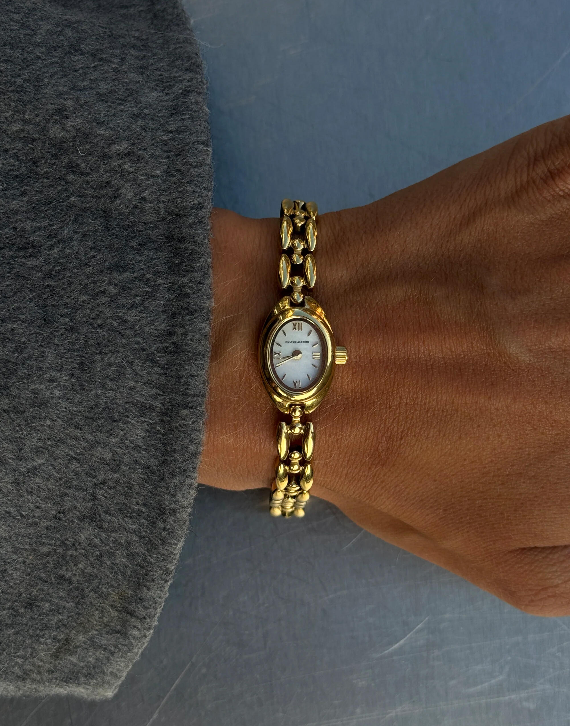 Köp Muli Collection Muli Collection Watch Oval - Gold | Nelly.com