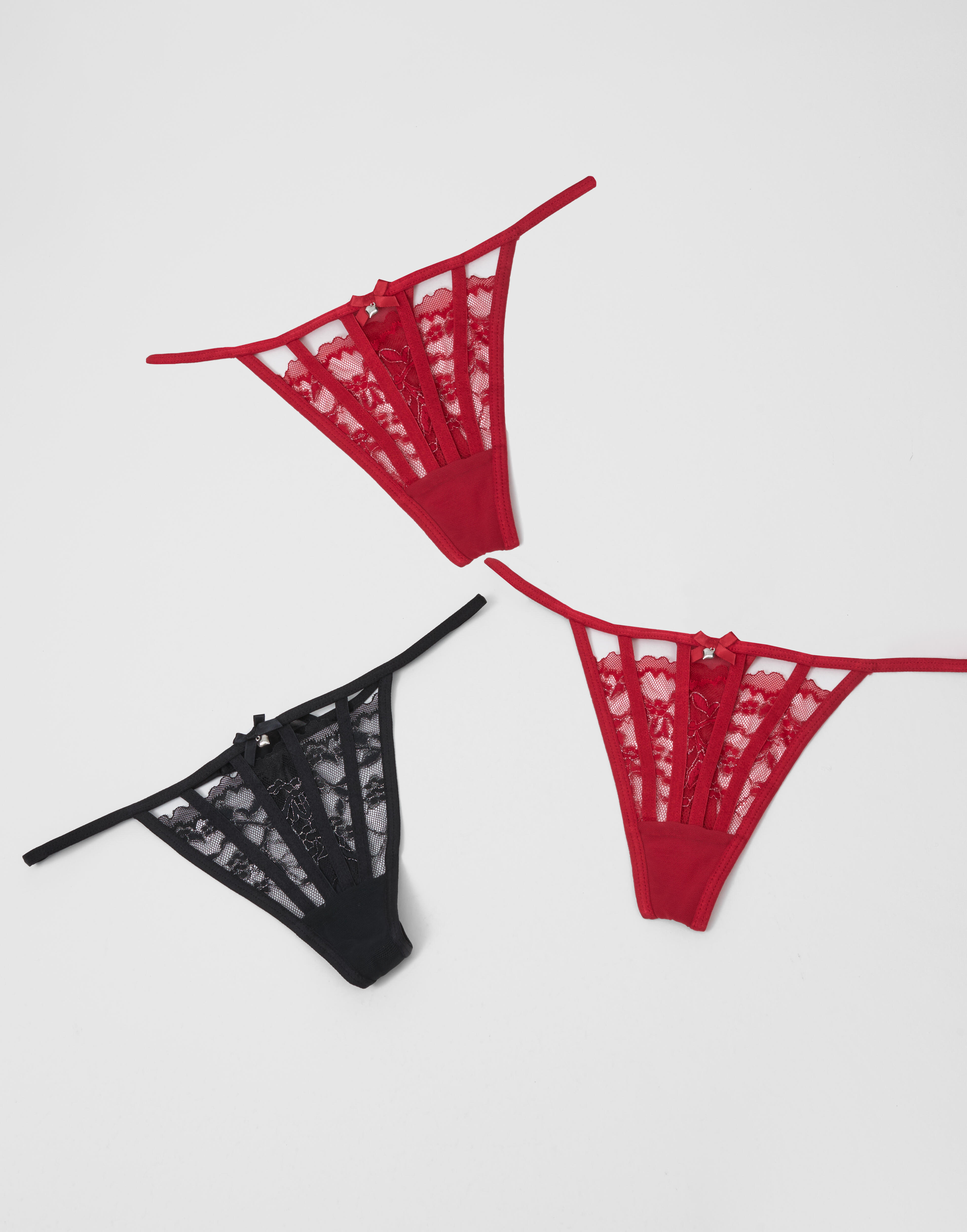 Köp Hunkemöller 3-PACK STRING - Chili Pepper | Nelly.com