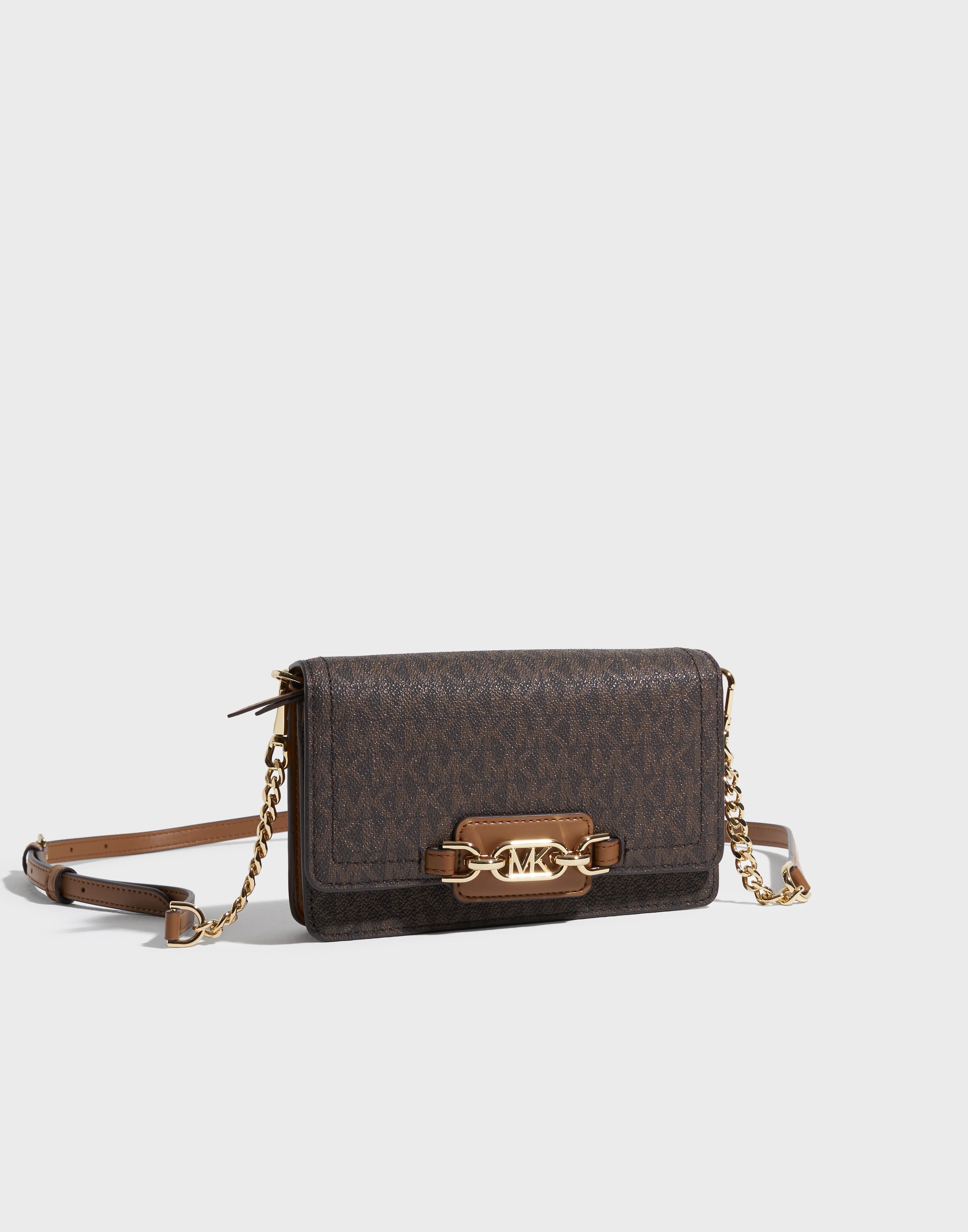 Buy Michael Kors HEATHER SM PHN CHN XBODY - Brown | Nelly.com