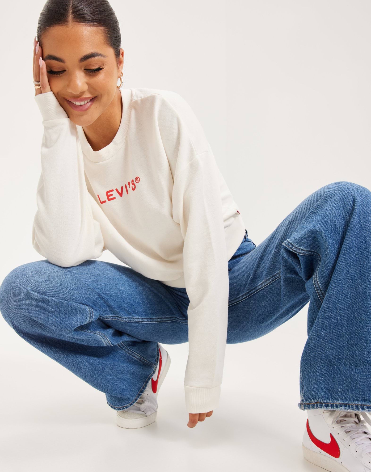 Buy Levi's GRAPHIC LAUNDRY CREW - Neutral | Nelly.com