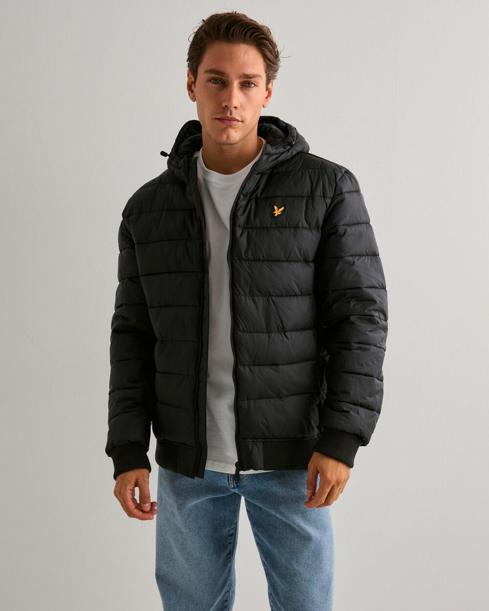 Kjøp Lyle & Scott Wadded Jacket - Jet Black | NLYMAN