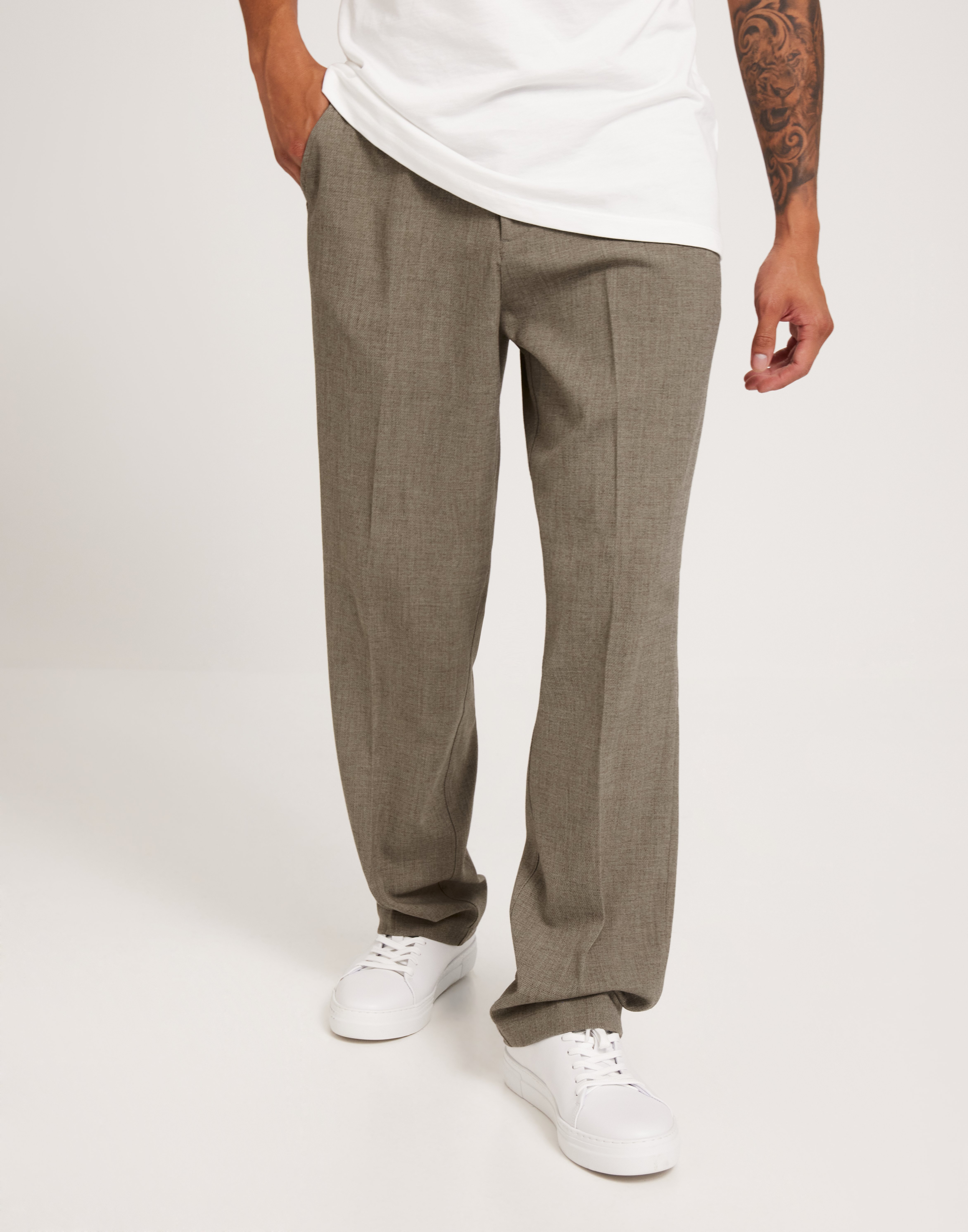 Kjøp Les Deux Como Mélange Slacks - Sand Melange | NLYMAN