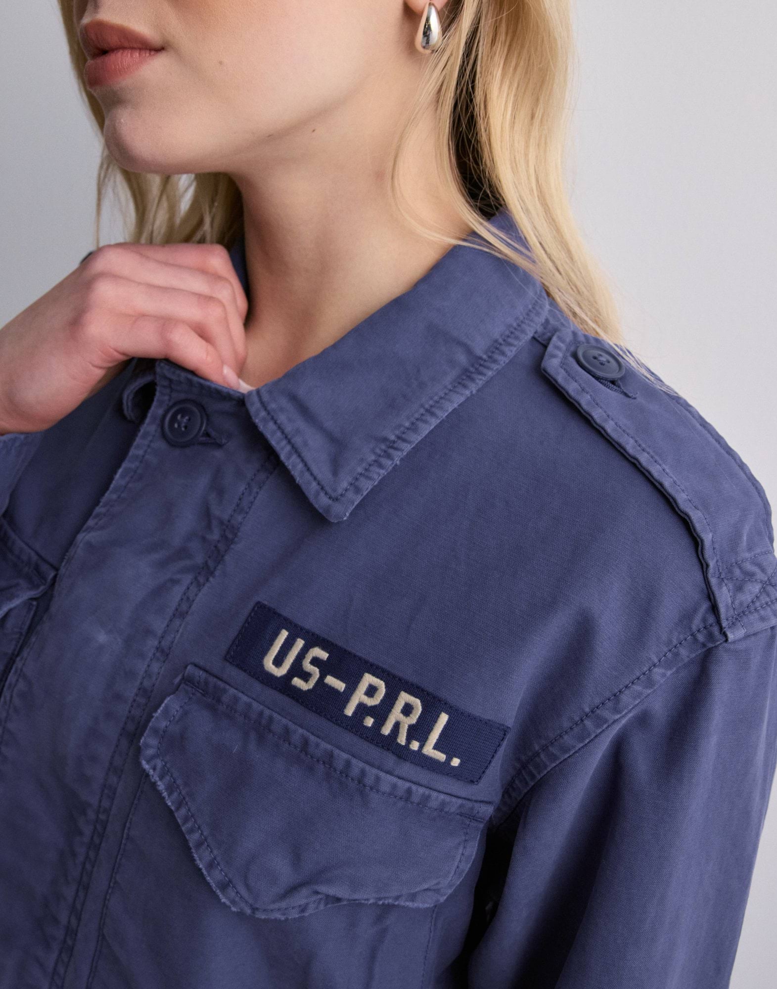 Buy Polo Ralph Lauren M43 FLD JKT-UNLINED-FIELD JACKET - Blue | Nelly.com