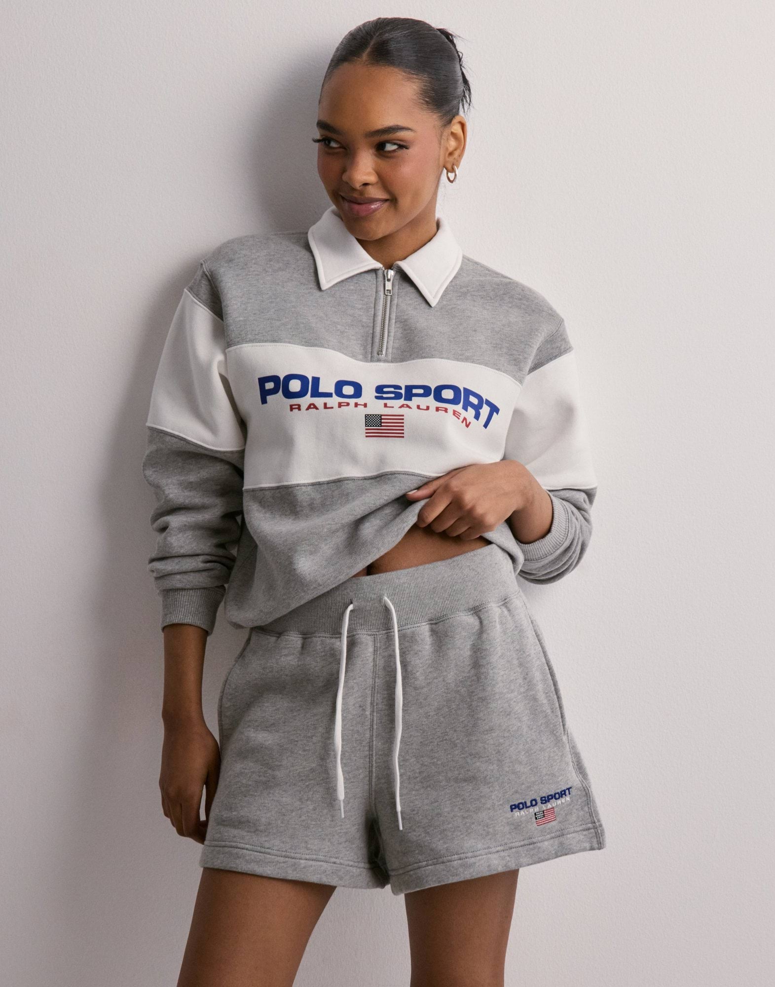 Köp Polo Ralph Lauren PRL FLC SHRT-ATHLETIC - Grey | Nelly.com