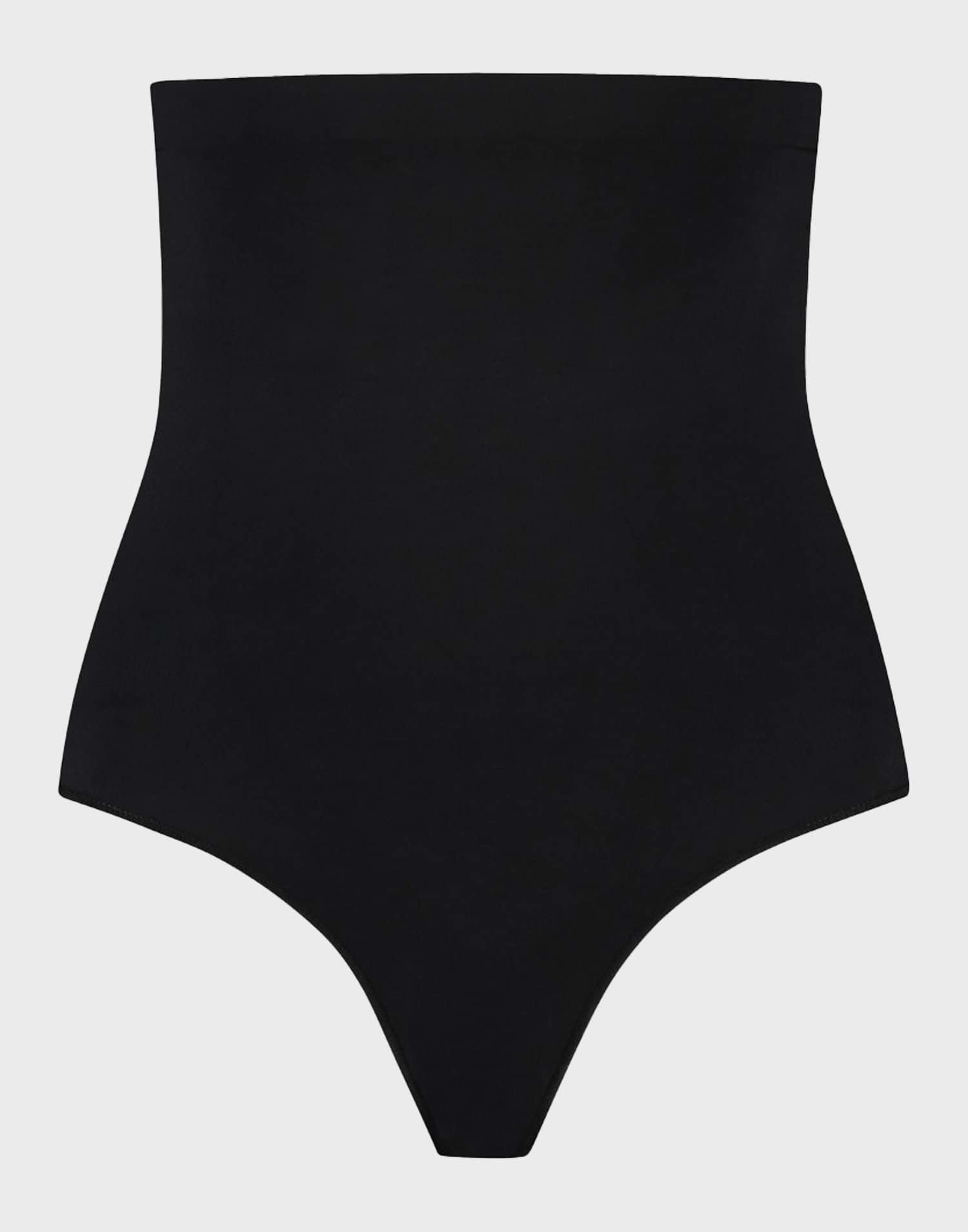 Buy Bye Bra Soft Touch Seamless High Waist Thong - Black | Nelly.com