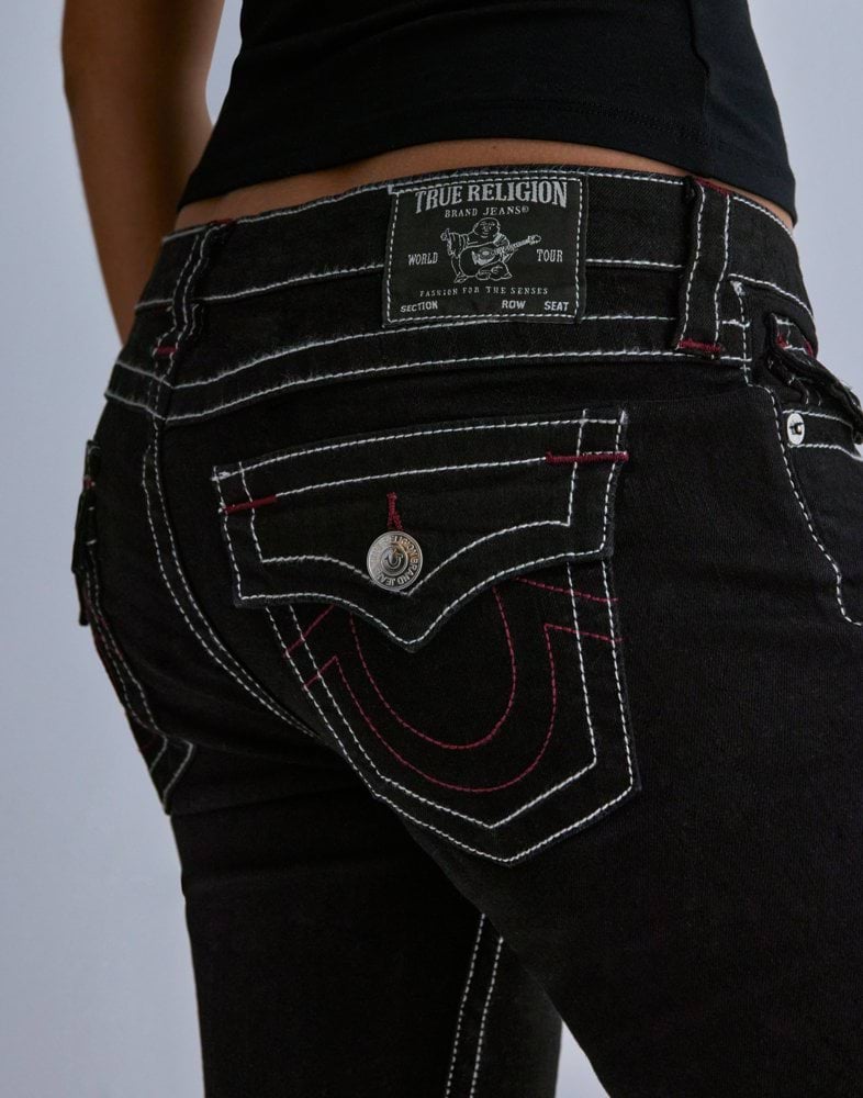 Köp True Religion JOEY LOW RISE FLARE - *NY*Rinse Black | Nelly.com