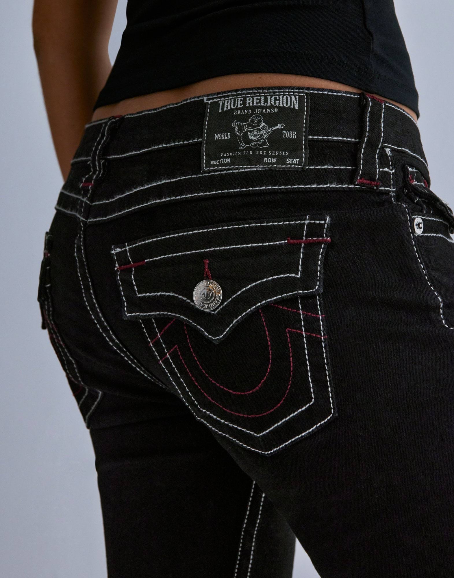 Buy True Religion JOEY LOW RISE FLARE - *NY*Rinse Black | Nelly.com