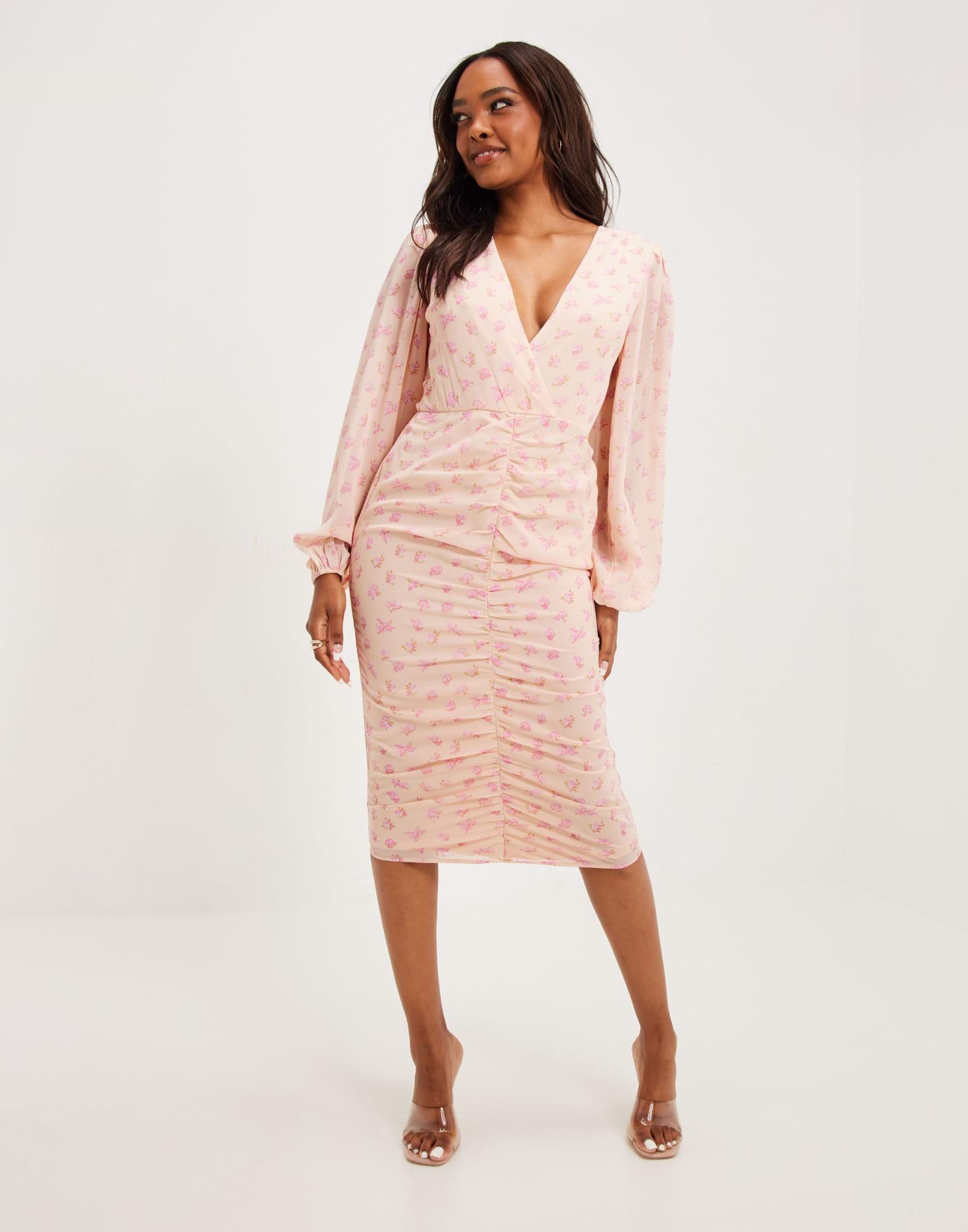 Köp Nelly Flawless Drapy Dress - Floral | Nelly.com