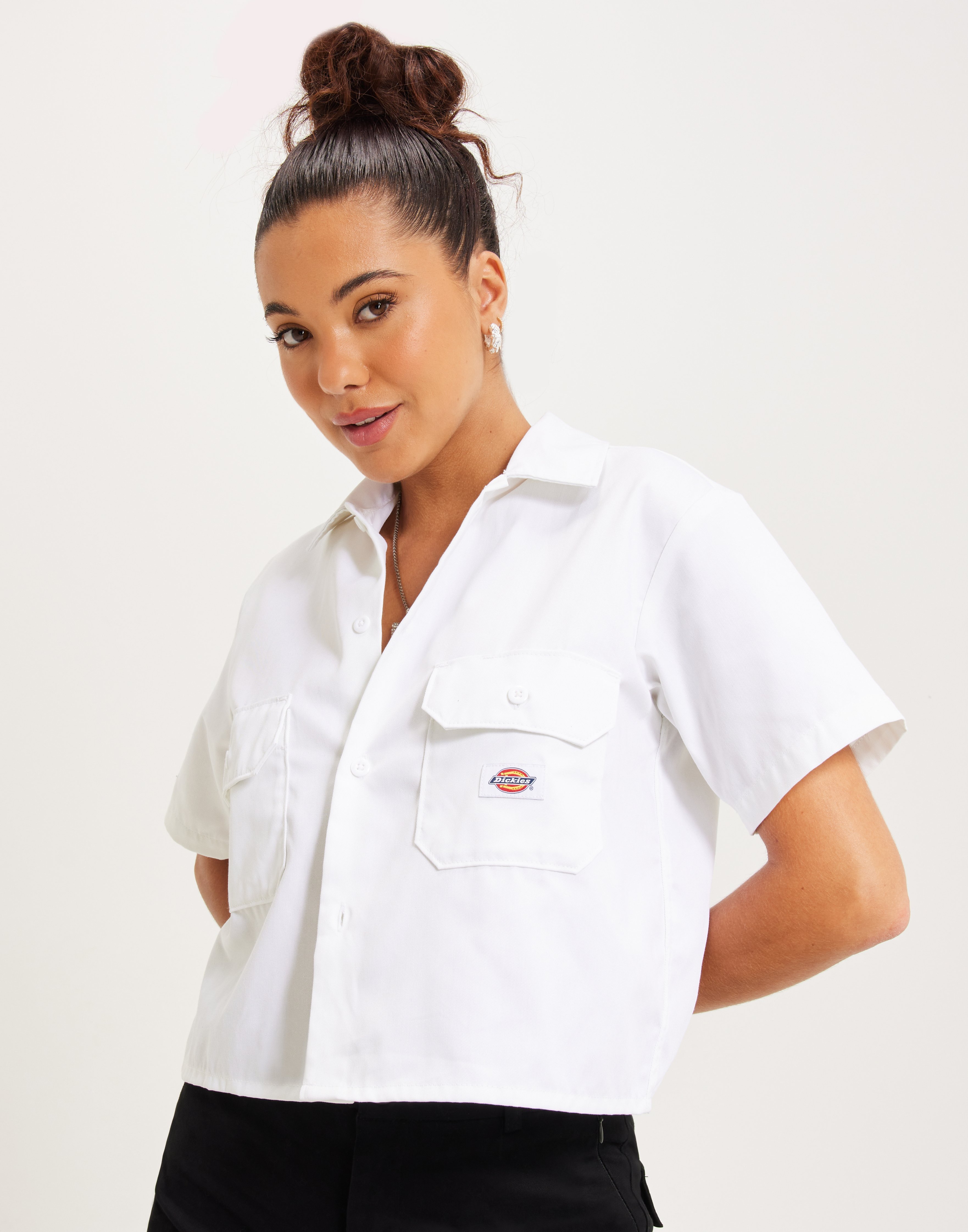 Buy Dickies WORK SHIRT SS W REC - White | Nelly.com